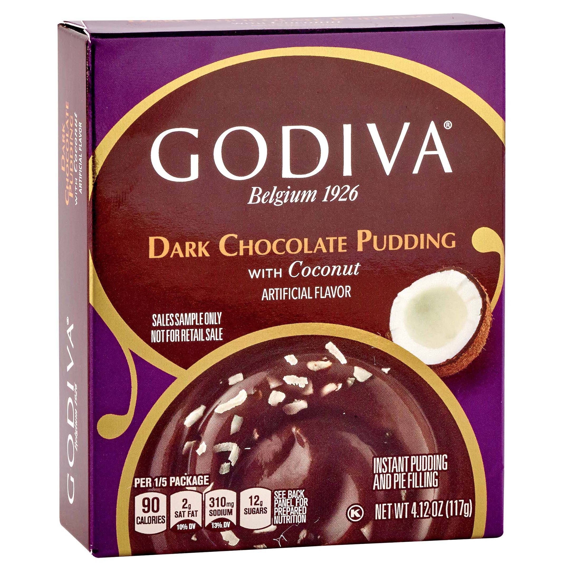 Godiva Dark Chocolate Pudding with Coconut - Shop Baking Ingredients at ...