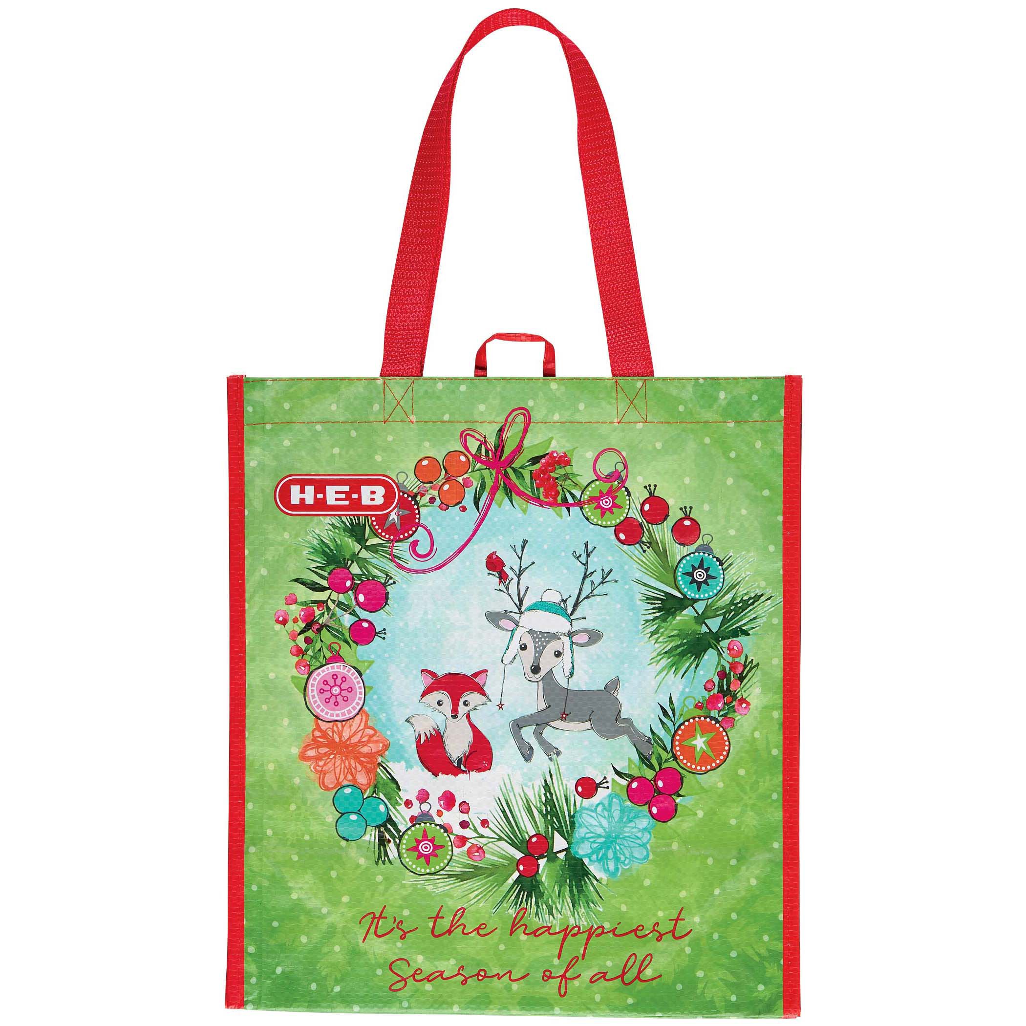 H-E-B Snow Day Christmas Bag - Shop Reusable shopping bags at H-E-B