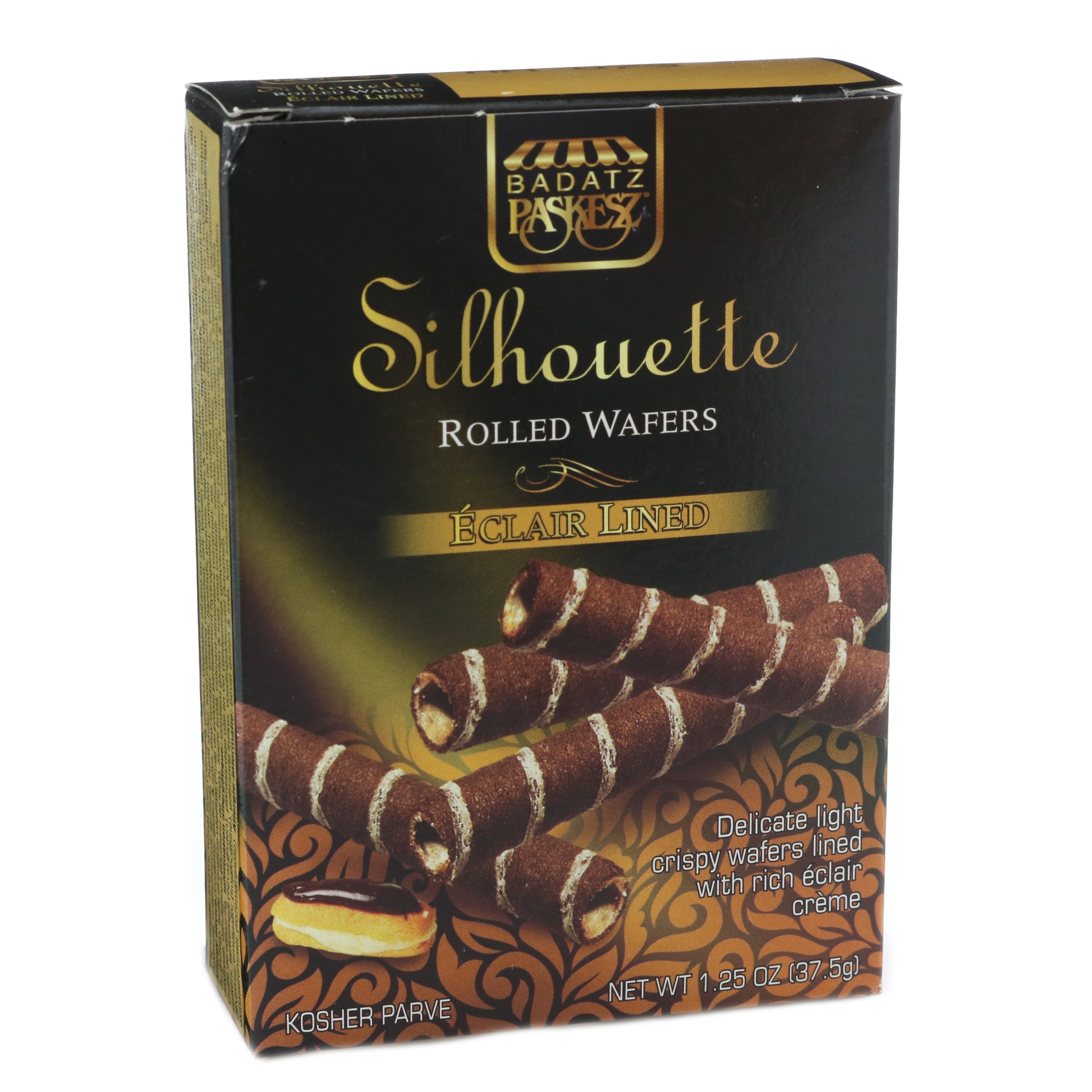 Paskesz Kosher Silhouette Eclair Lined Rolled Wafers - Shop Cookies at ...