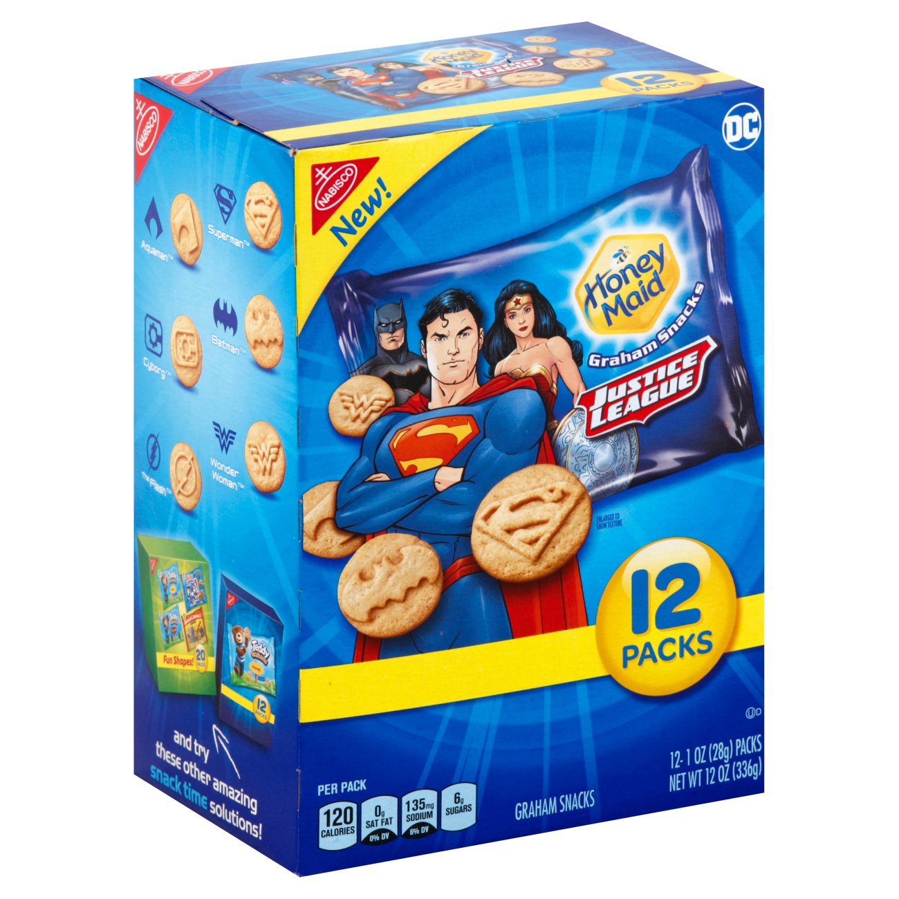 Nabisco Honey Maid Justice League Graham Snacks Multipack - Shop Snacks ...