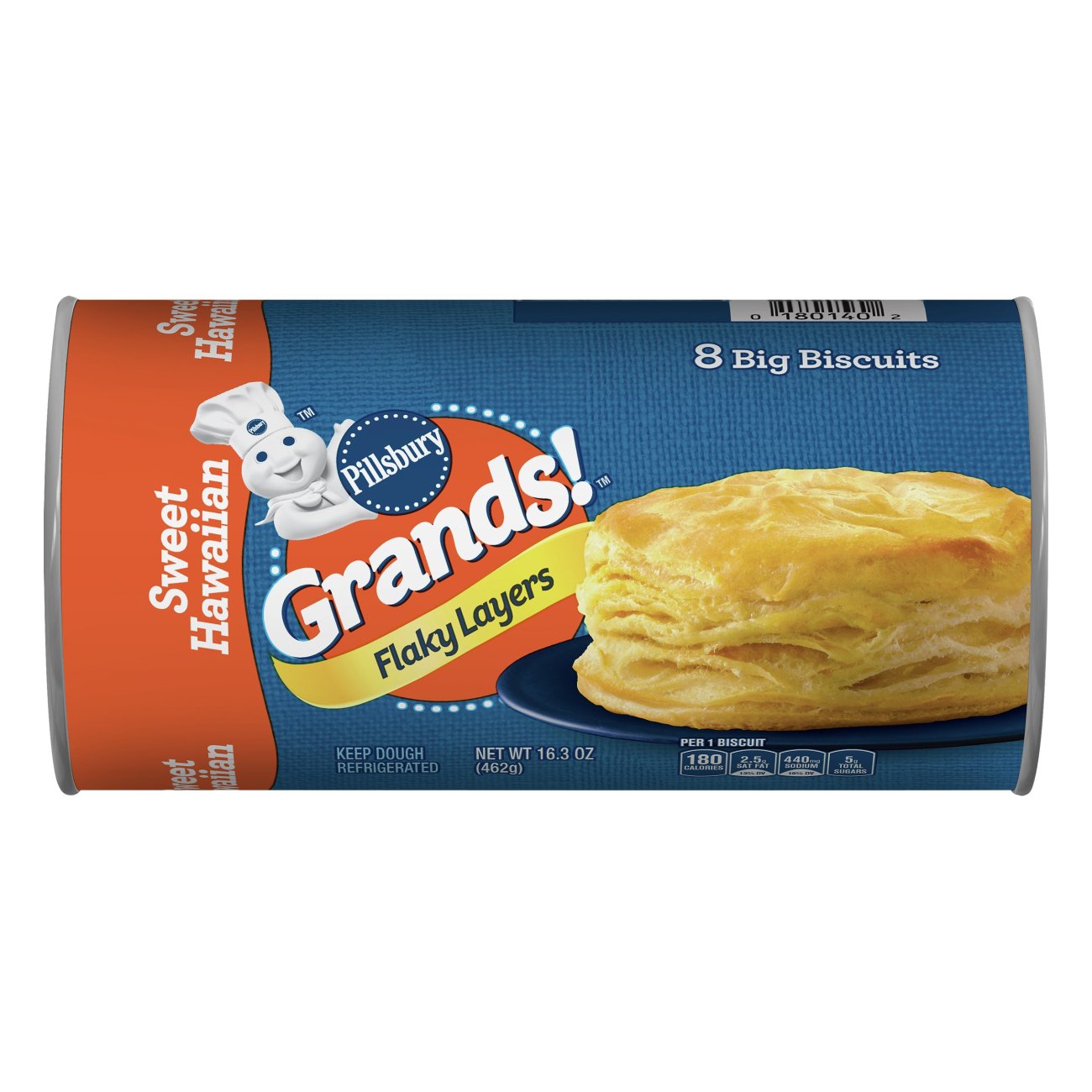 Pillsbury Grands! Flaky Layers Sweet Hawaiian Biscuit - Shop Biscuit ...