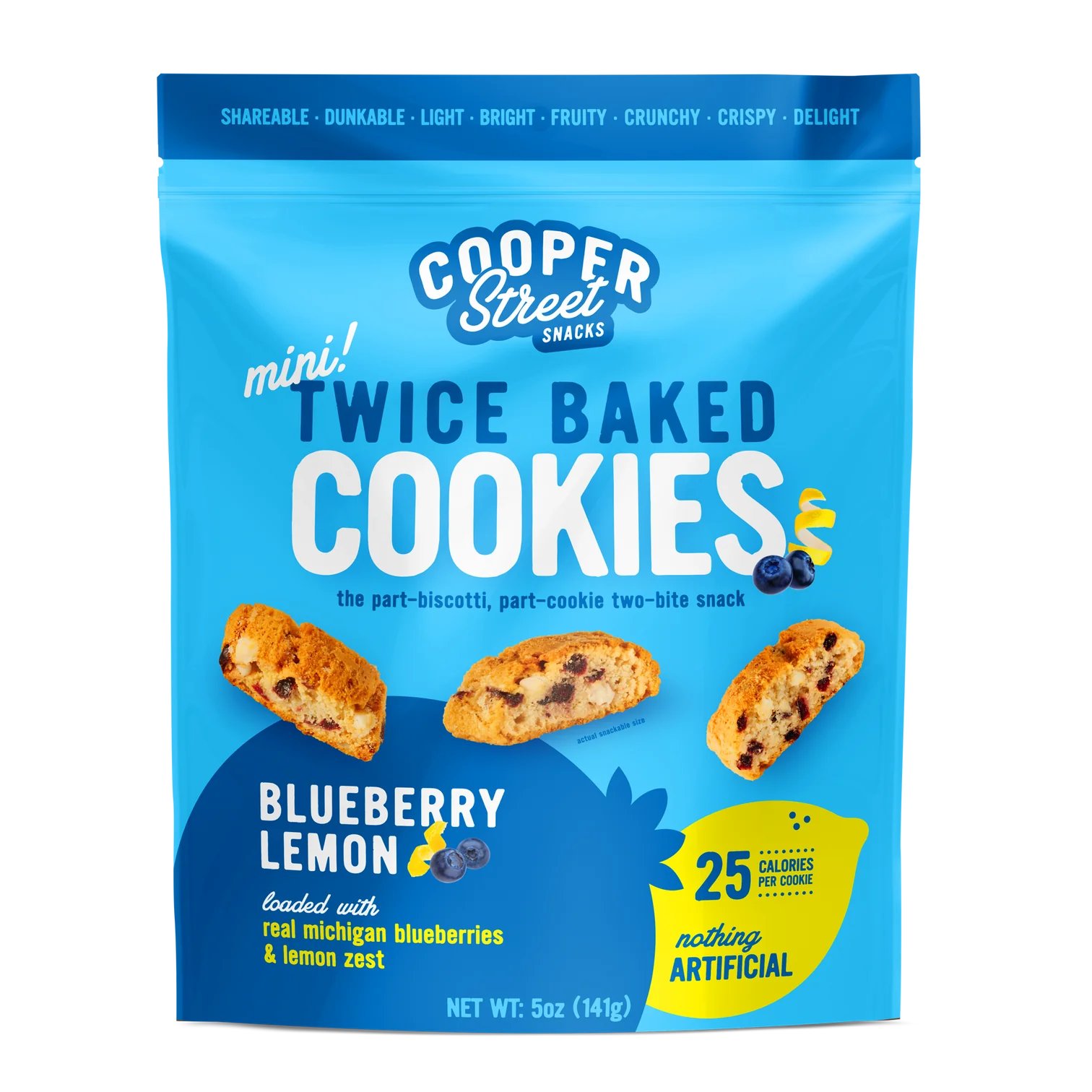 Cooper Street Blueberry Lemon Twice Baked Cookies, 5 oz | Central ...