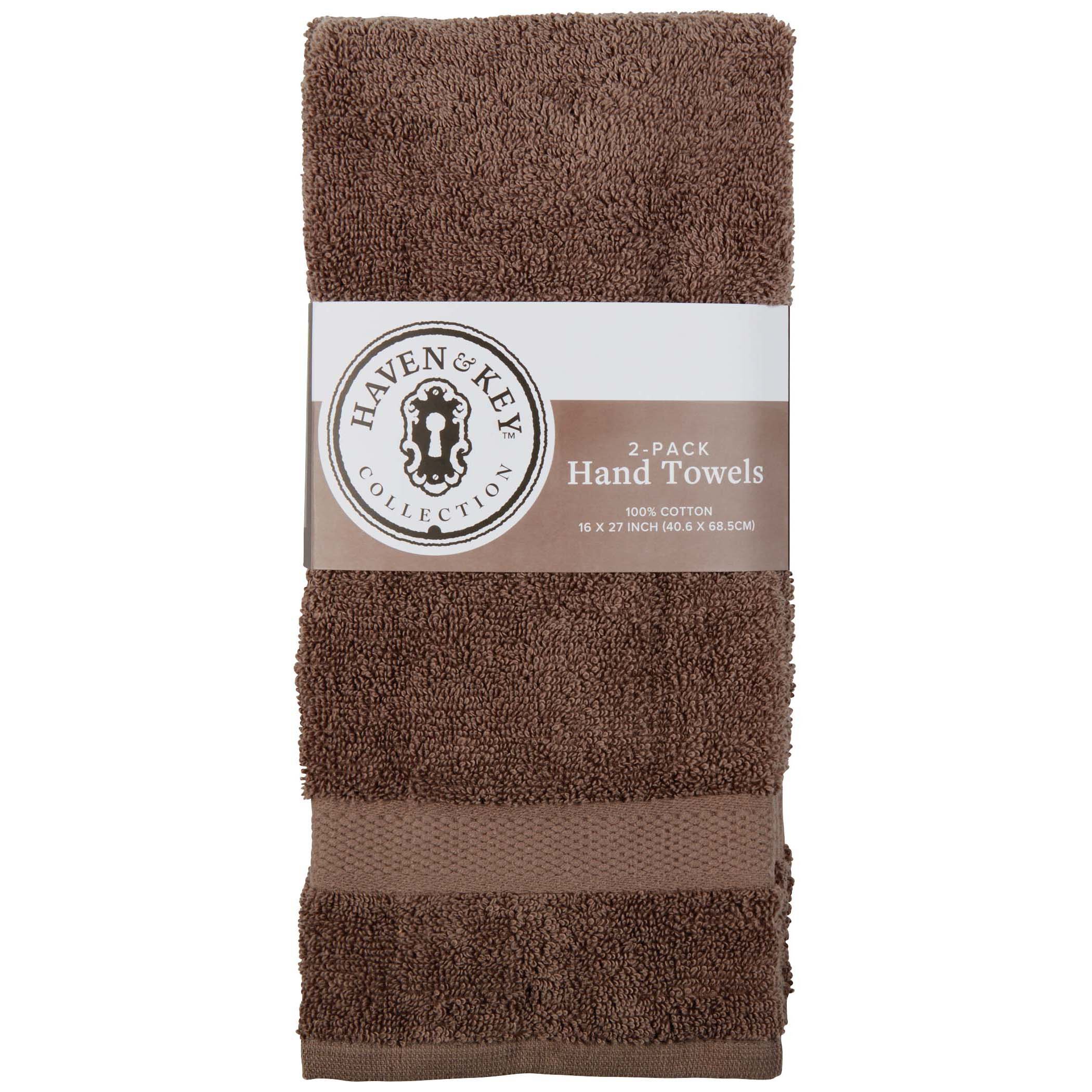 Haven & Key Hand Towels Gray - Shop Towels & washcloths at H-E-B