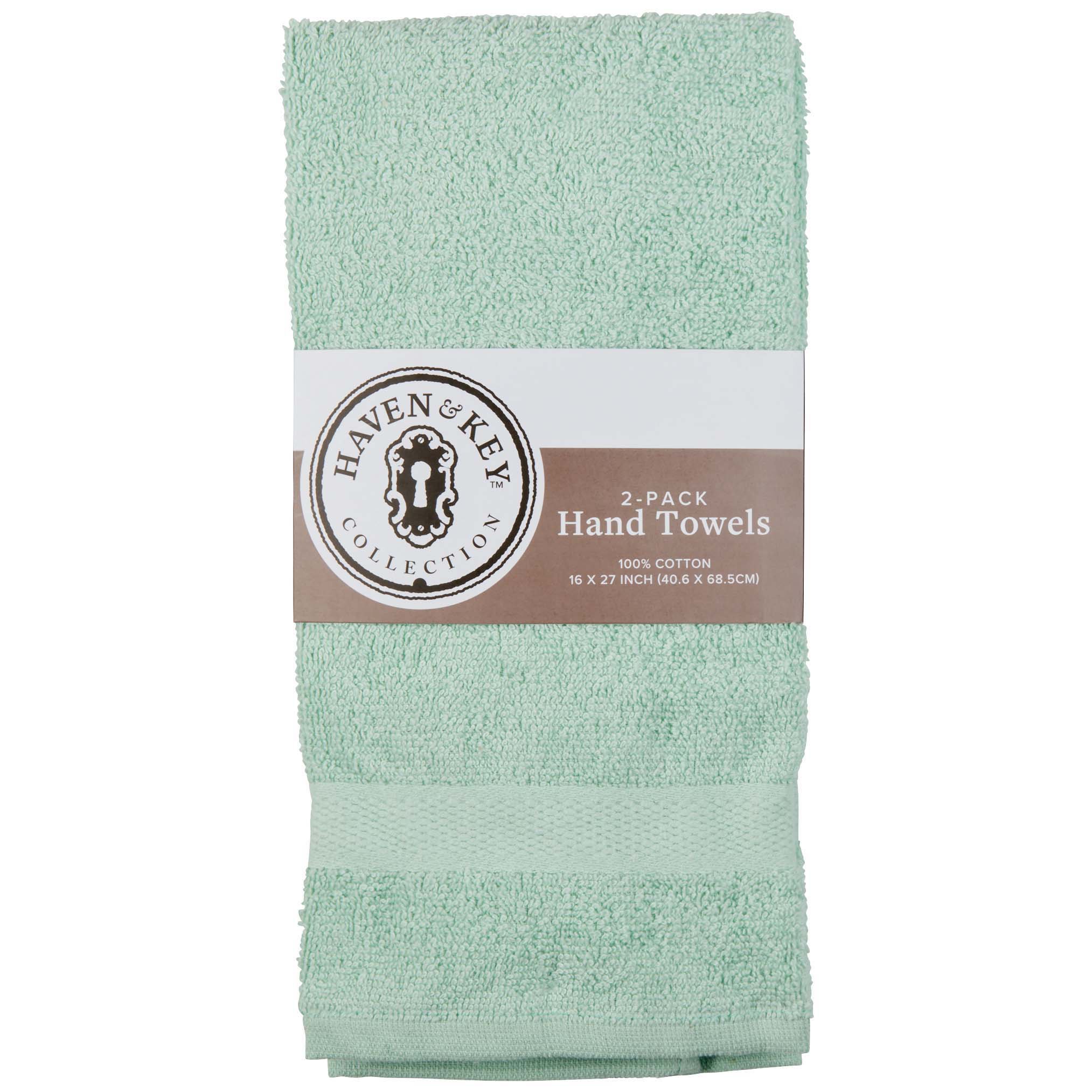 Haven & Key Hand Towels Blue - Shop Towels & washcloths at H-E-B