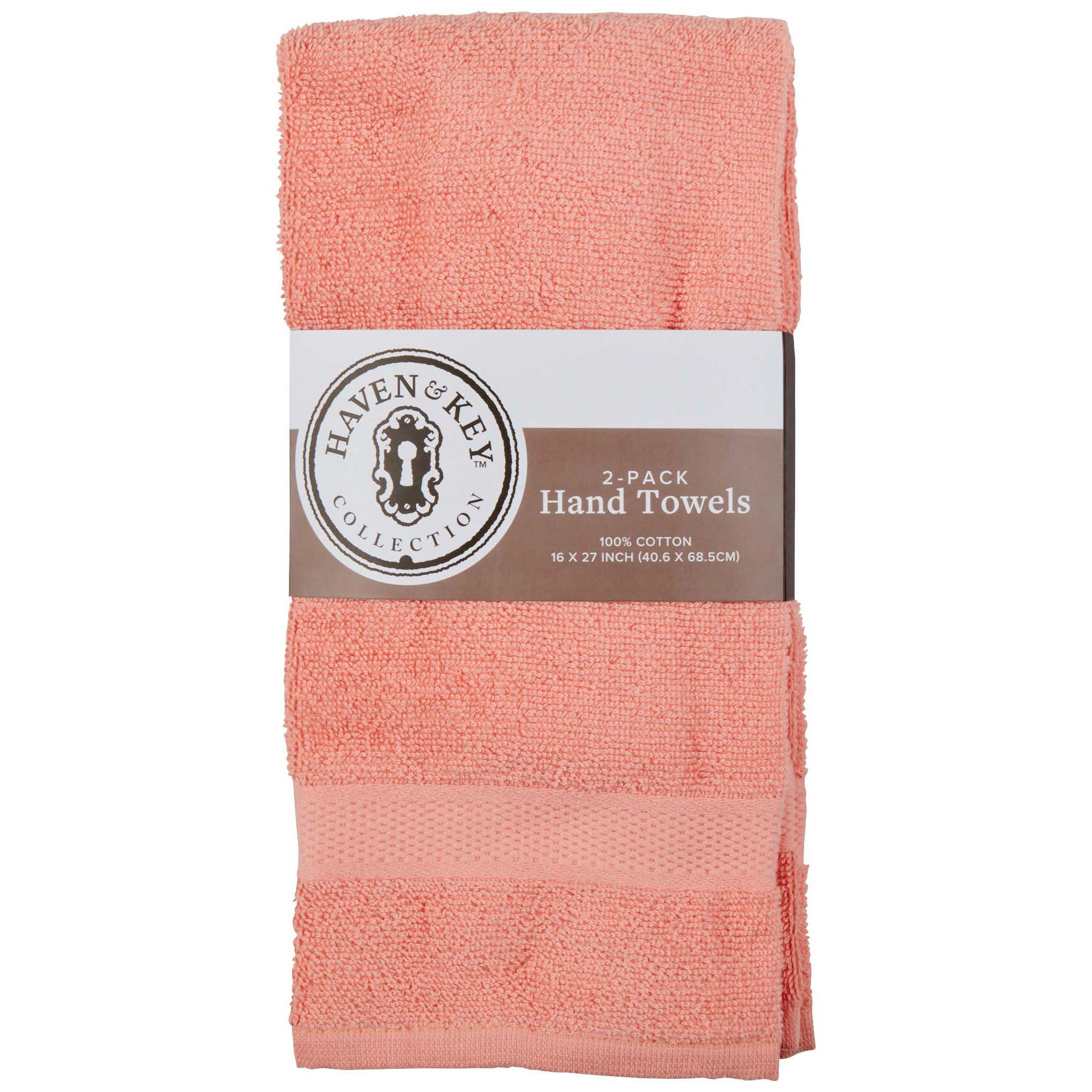 Haven & Key Hand Towels Pink - Shop Towels & washcloths at H-E-B