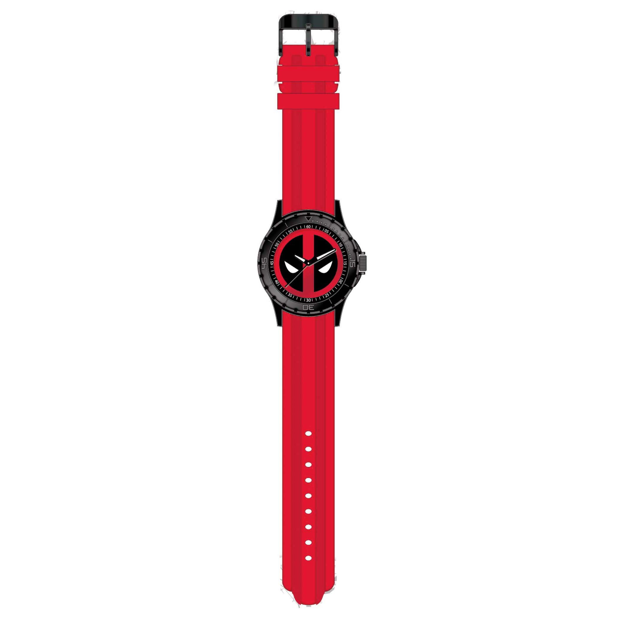Marvel Deadpool Red Silicone Watch - Shop Wearable technology at H-E-B