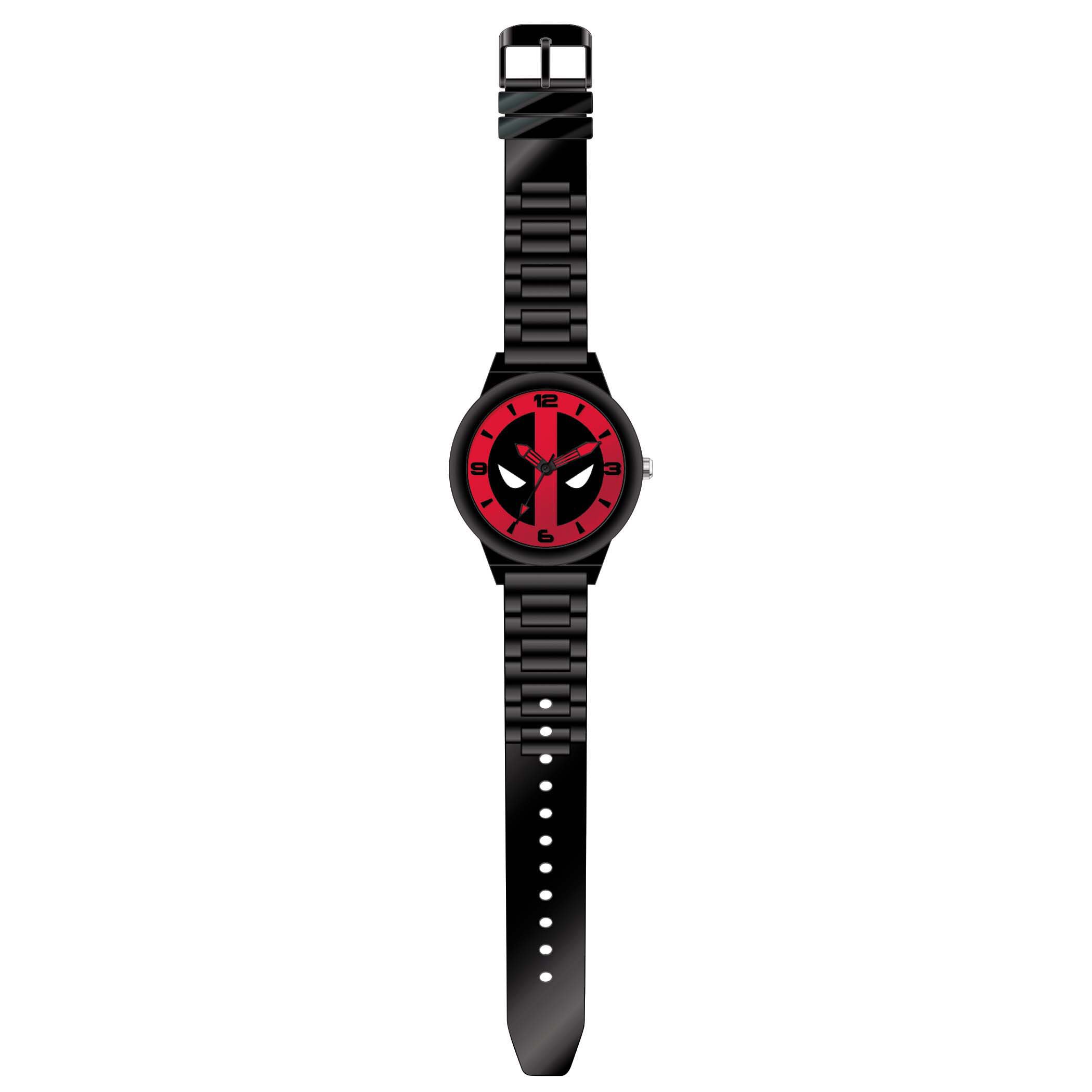 Marvel Deadpool Black Silicone Watch - Shop Wearable technology at H-E-B
