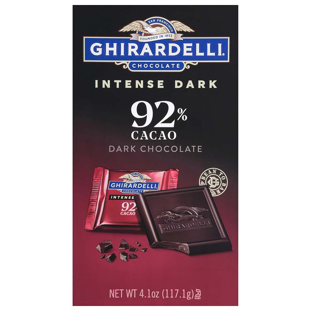 Ghirardelli Intense Dark 92% Cacao Chocolate Squares - Shop Candy at H-E-B