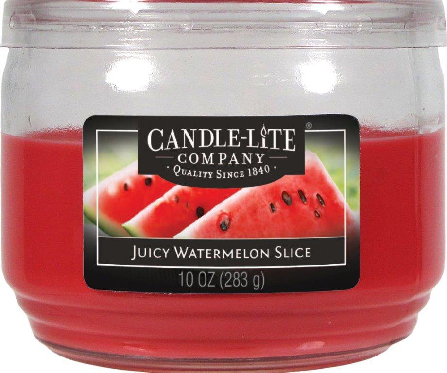 Candle-Lite Juicy Watermelon Slice Scented Wick Candle - Shop Candle ...