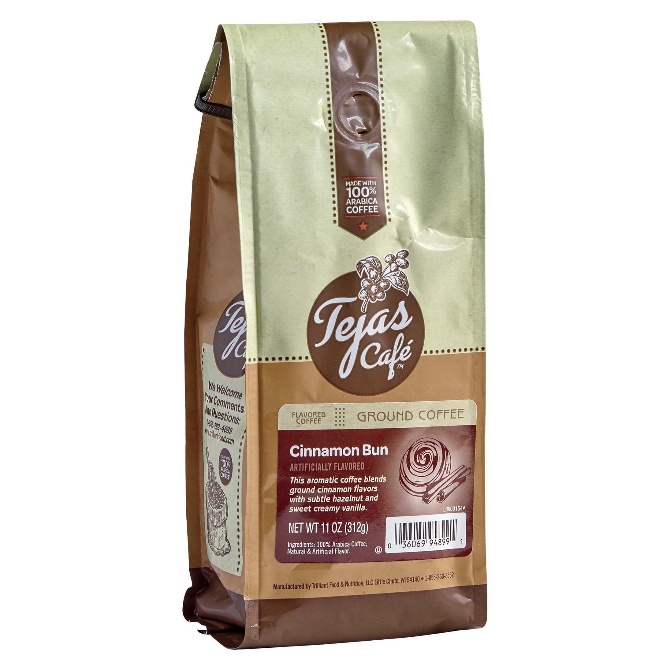 Tejas Cafe Cinnamon Bun Ground Coffee - Shop Coffee at H-E-B