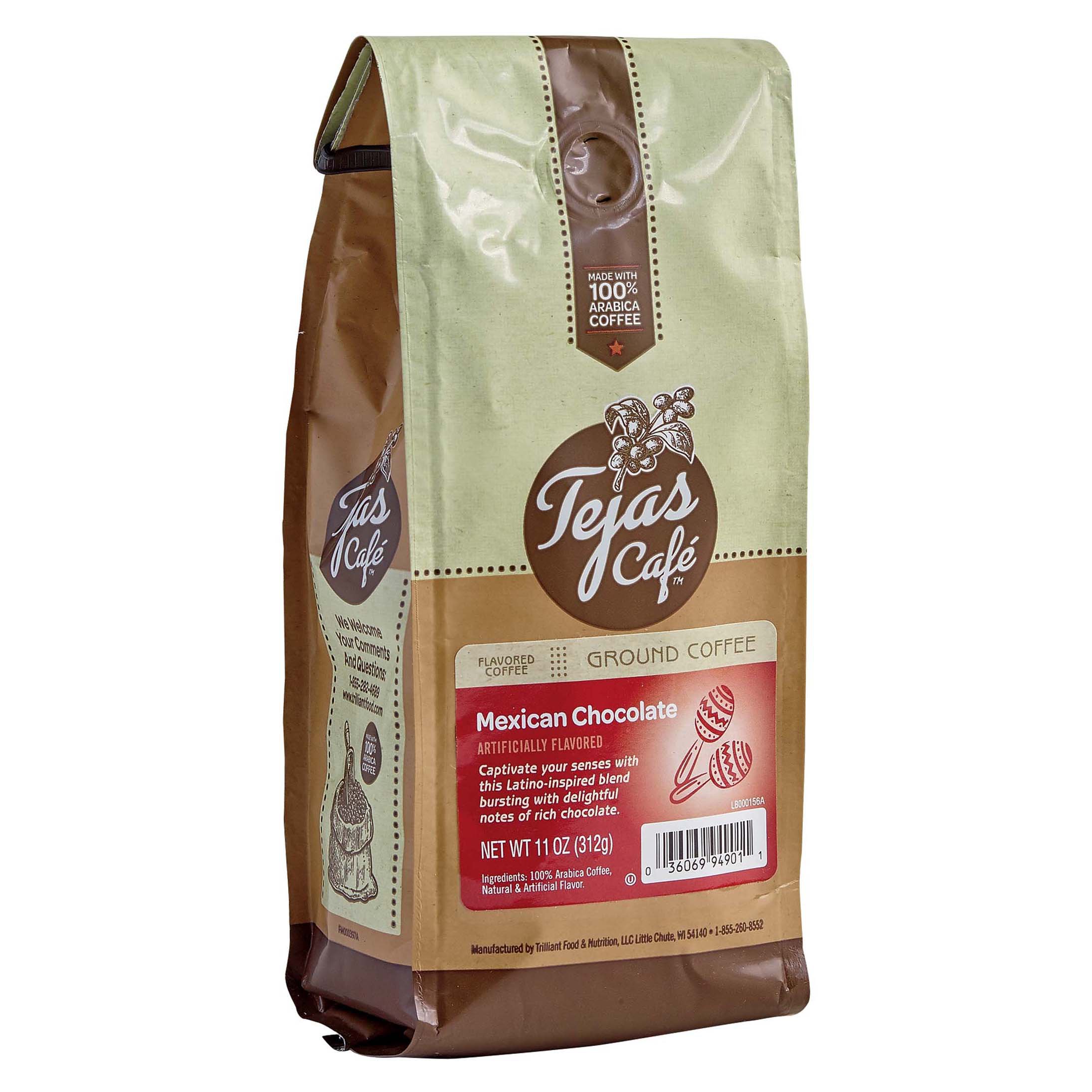 Tejas Cafe Mexican Chocolate Ground Coffee - Shop Coffee at H-E-B