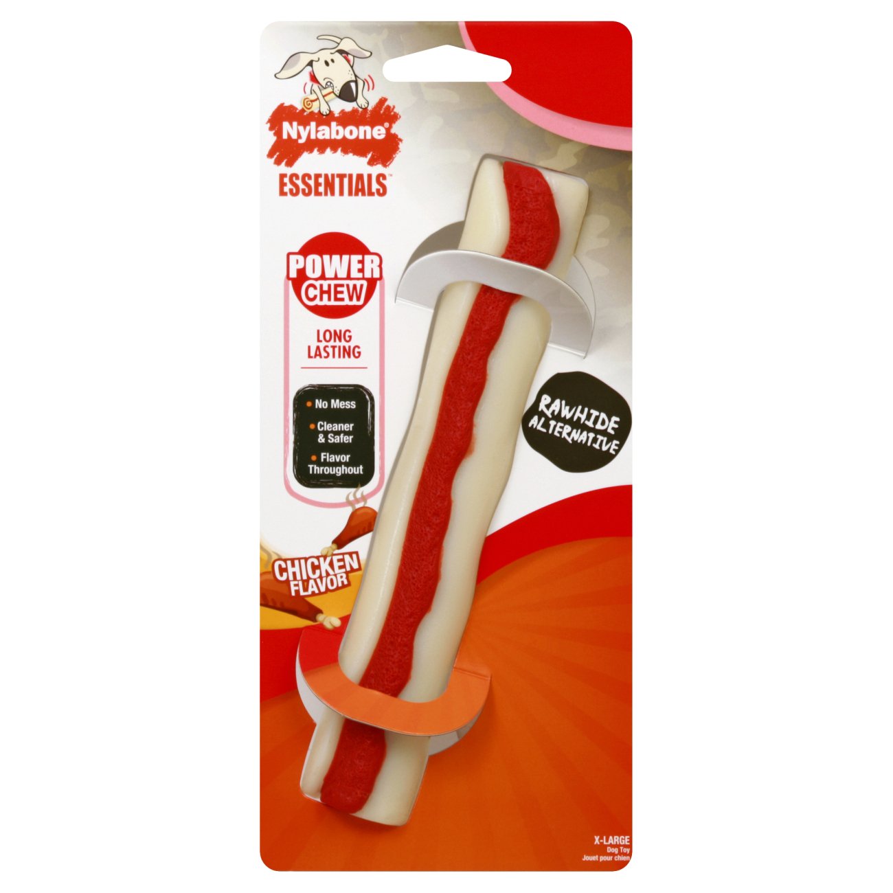 Nylabone Essentials Chicken Flavor Power Chew Bone - Shop Dogs at H-E-B