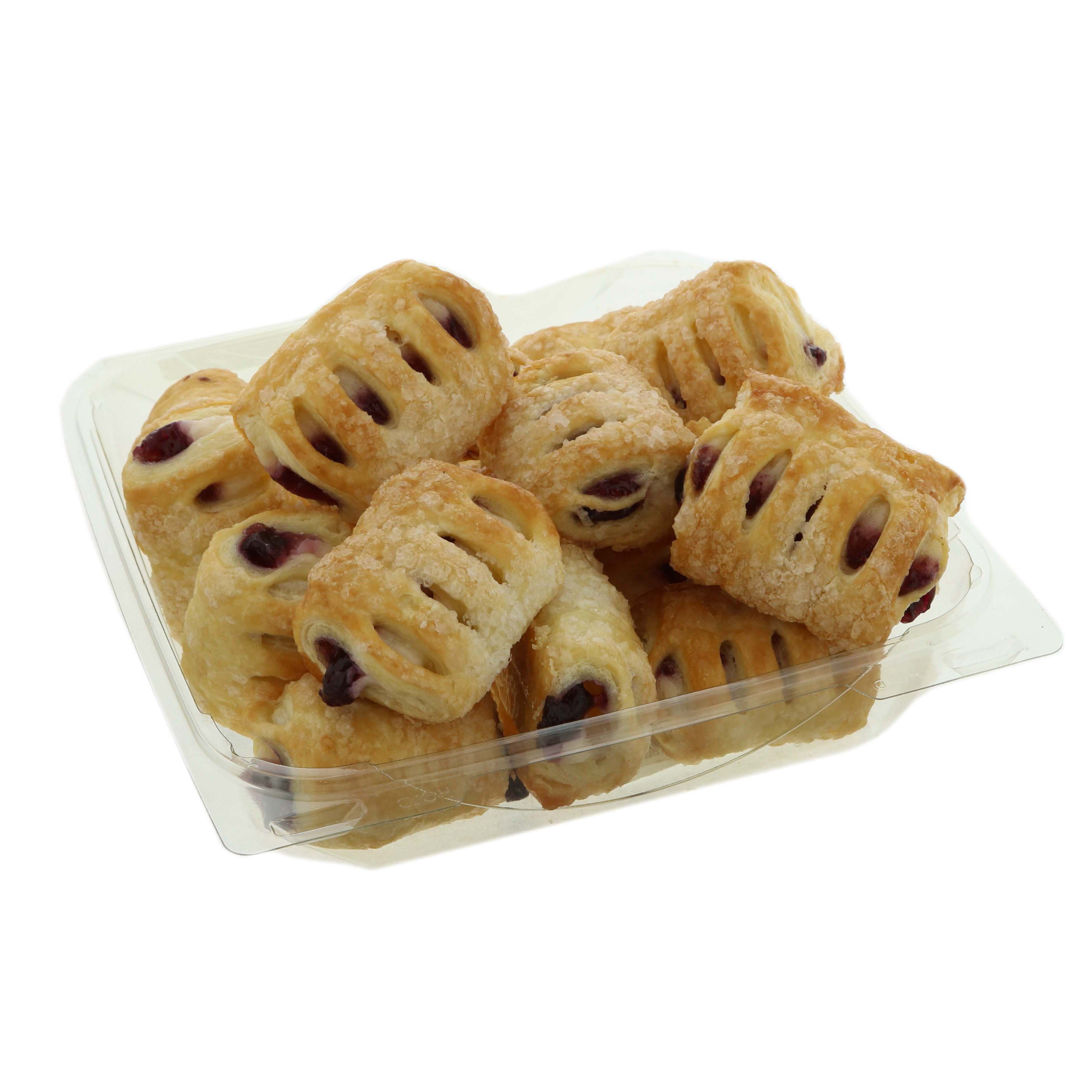 H-E-B Kosher Cream Cheese Strudel Bites - Blueberry - Shop Croissants ...