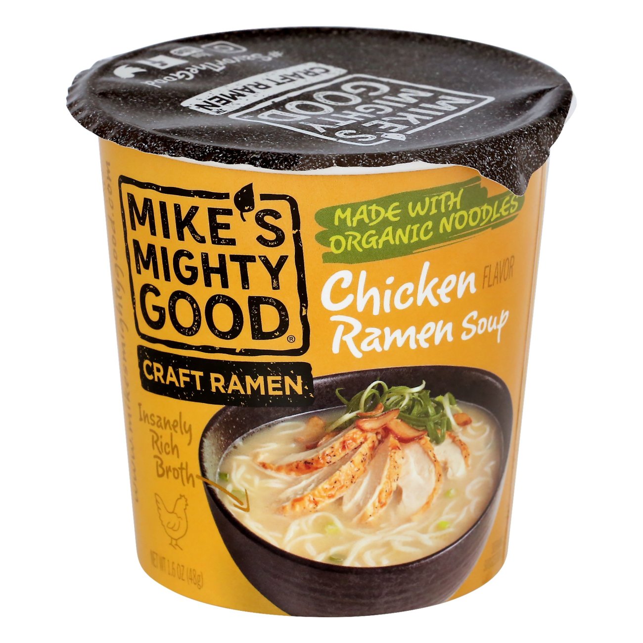 Mike's Mighty Good Organic Chicken Ramen Soup, 1.6 oz | Central Market ...