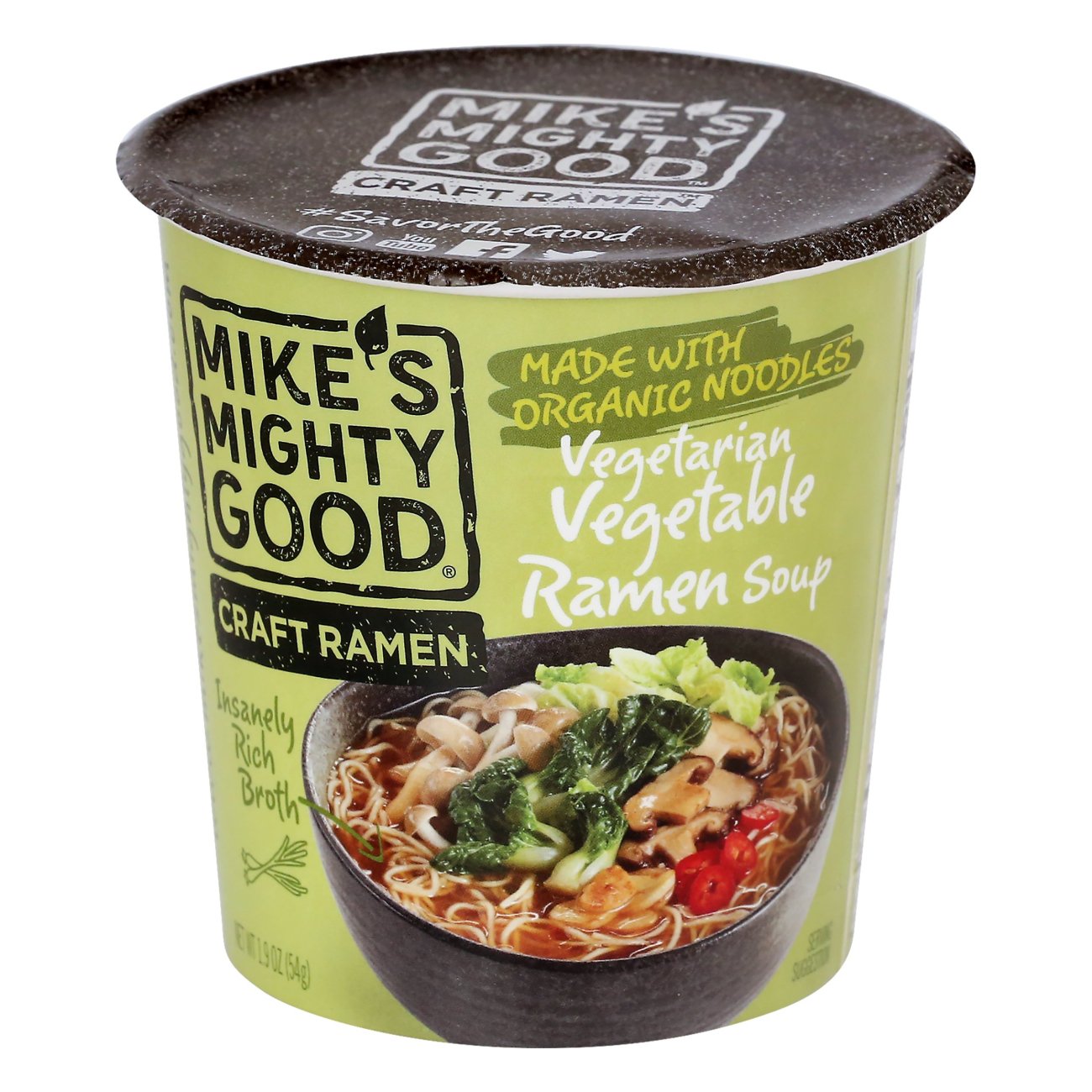 Mike's Mighty Good Vegetarian Vegetable Ramen Soup, 1.90 oz | Central ...
