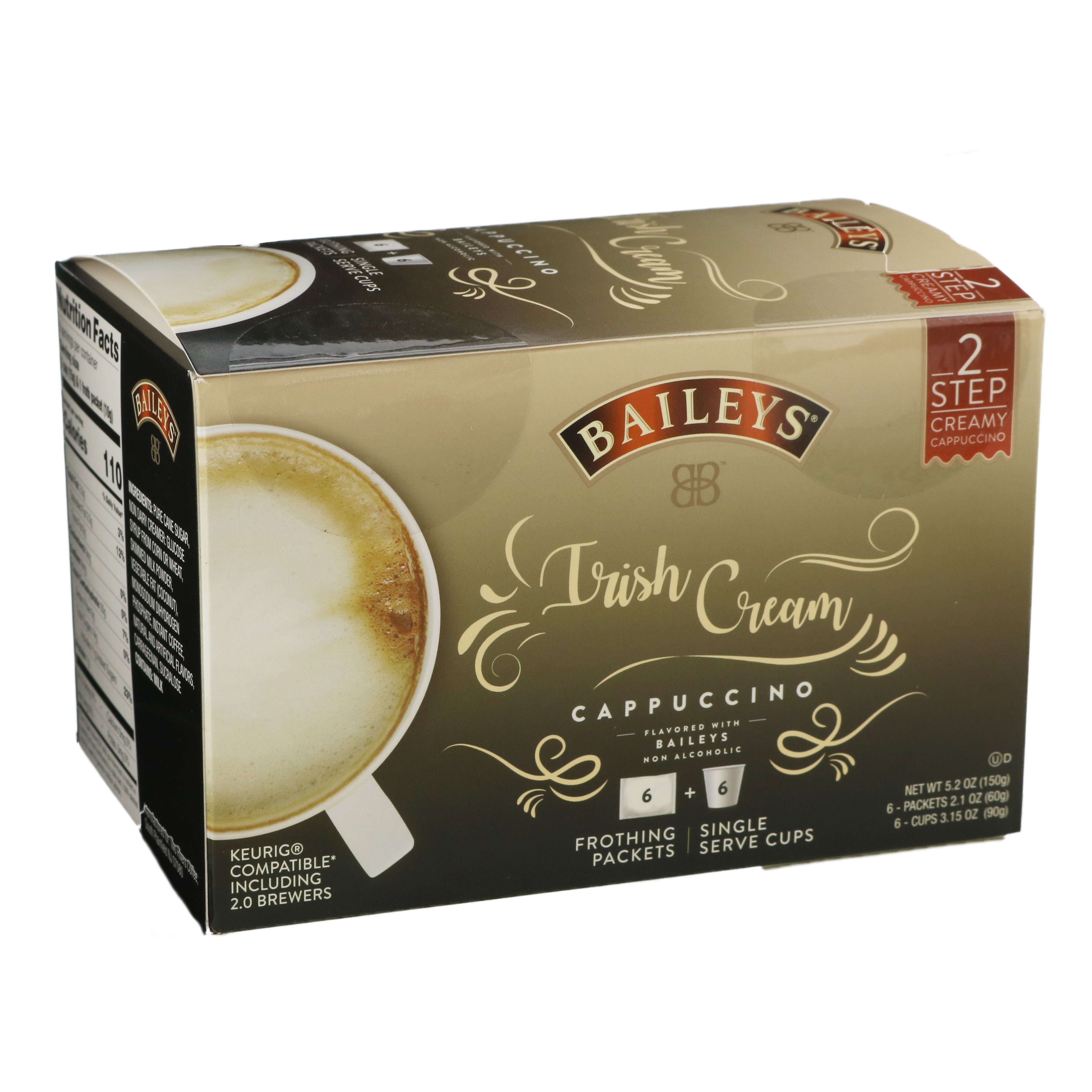 Baileys Irish Cream Cappuccino Single Serve Coffee Cups - Shop Coffee ...