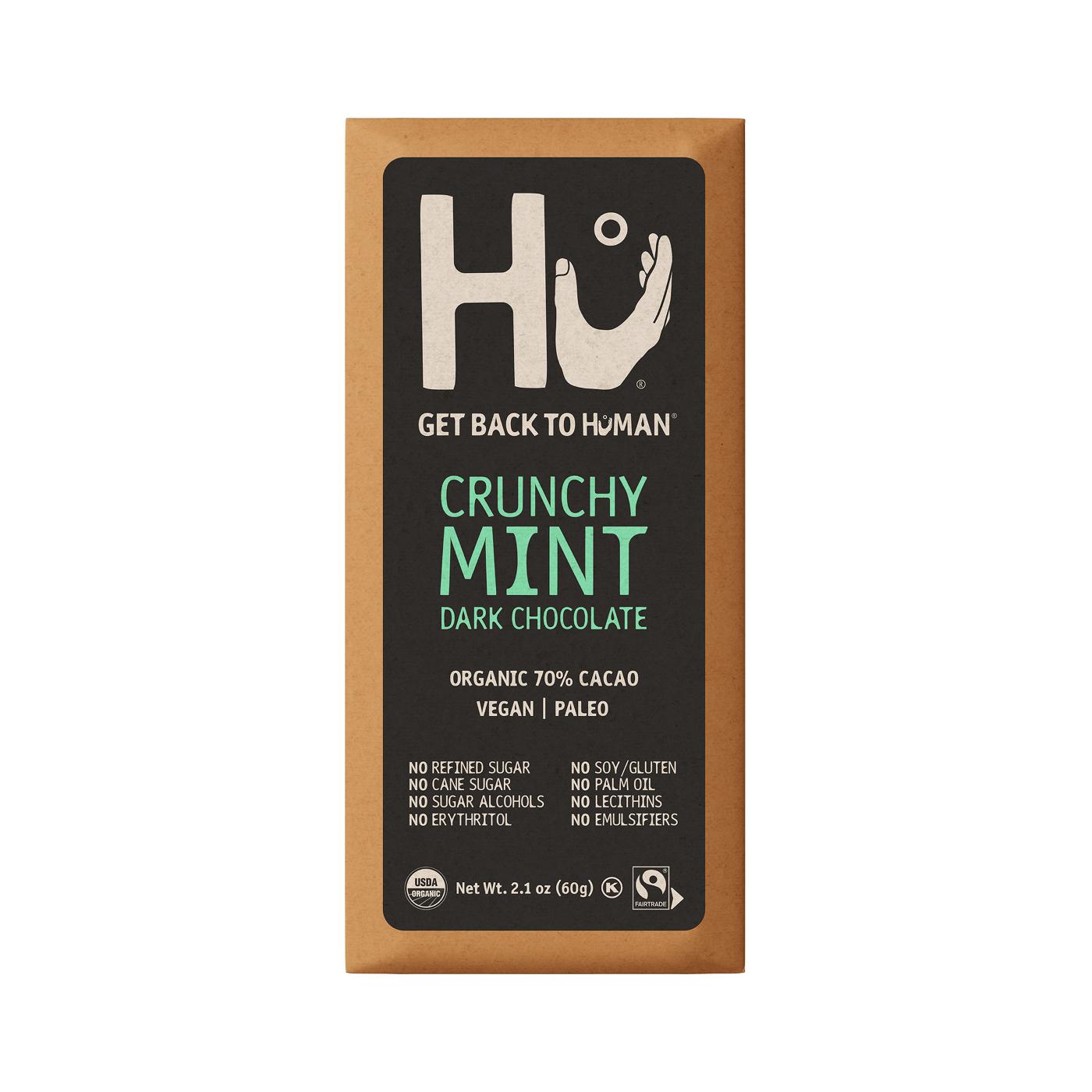 Hu Crunchy Mint Dark Chocolate Bar - Shop Candy at H-E-B