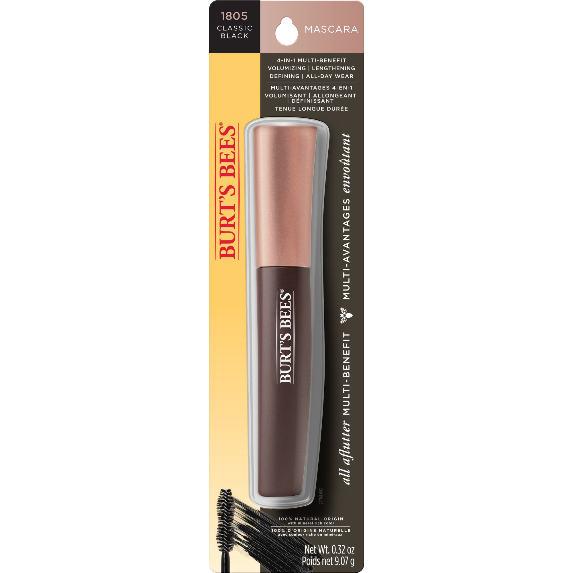 Burt's Bees All Aflutter Multi-Benefit Mascara - Classic Black - Shop ...