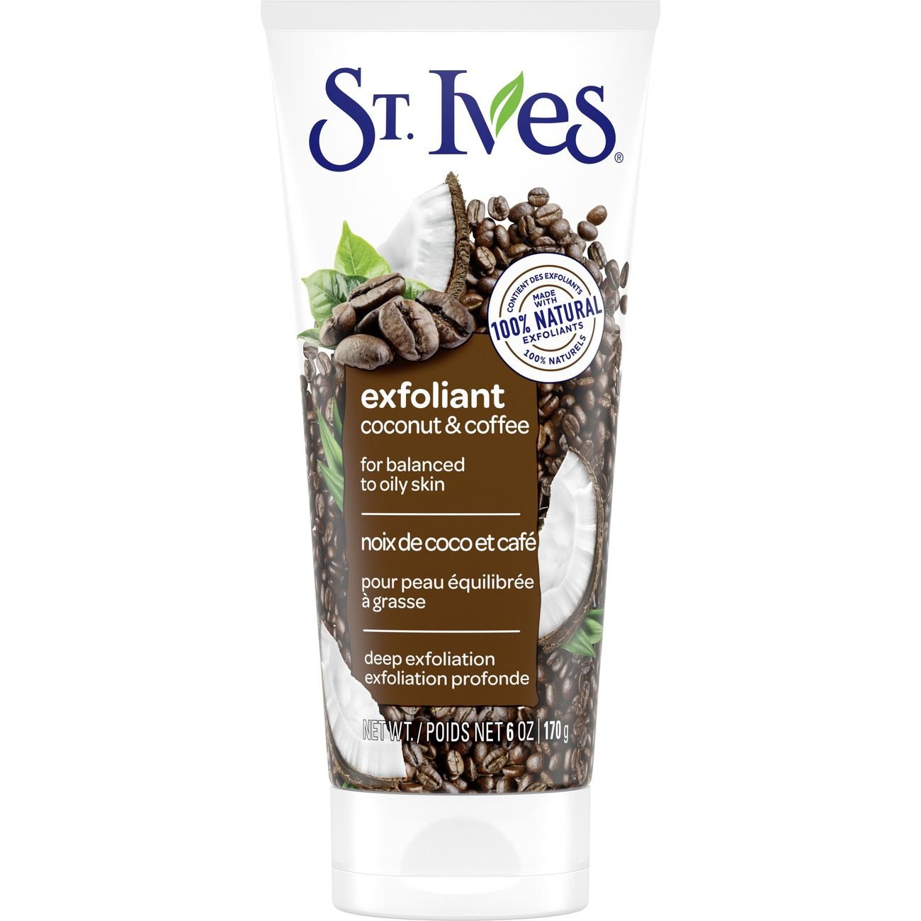 St. Ives Exfoliant Coconut & Coffee Face Scrub for Oily Skin - Shop ...