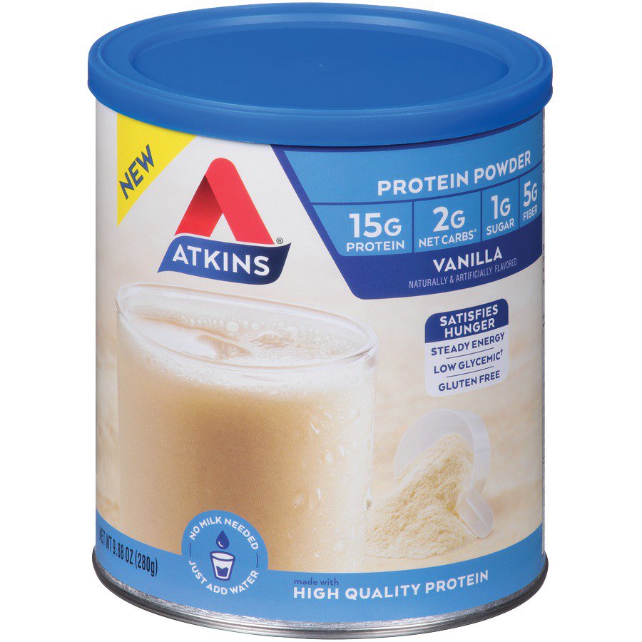 Atkins Protein Powder Vanilla - Shop Diet & Fitness at H-E-B