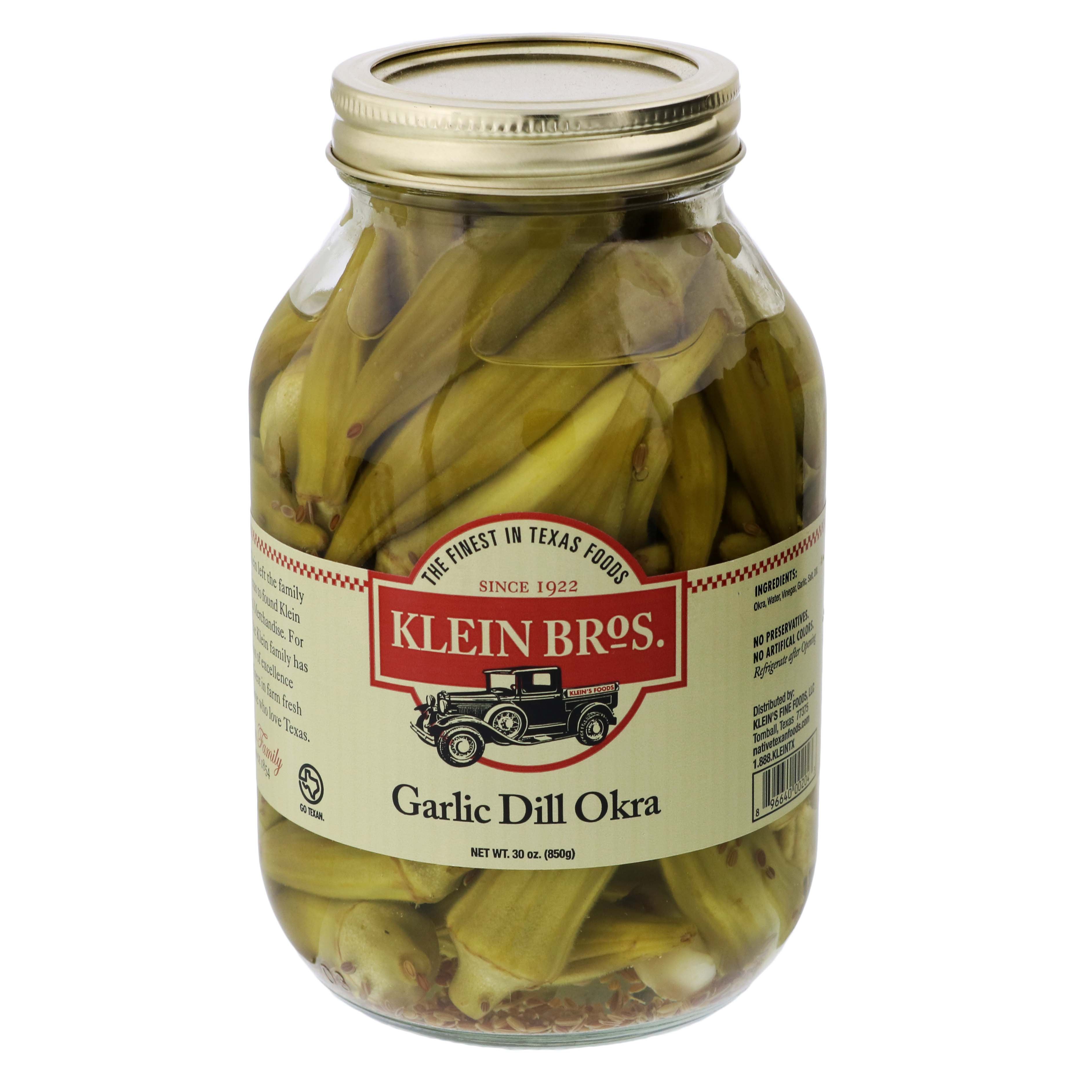 Klein Bros. Garlic Dill Okra - Shop Specialty & Asian at H-E-B