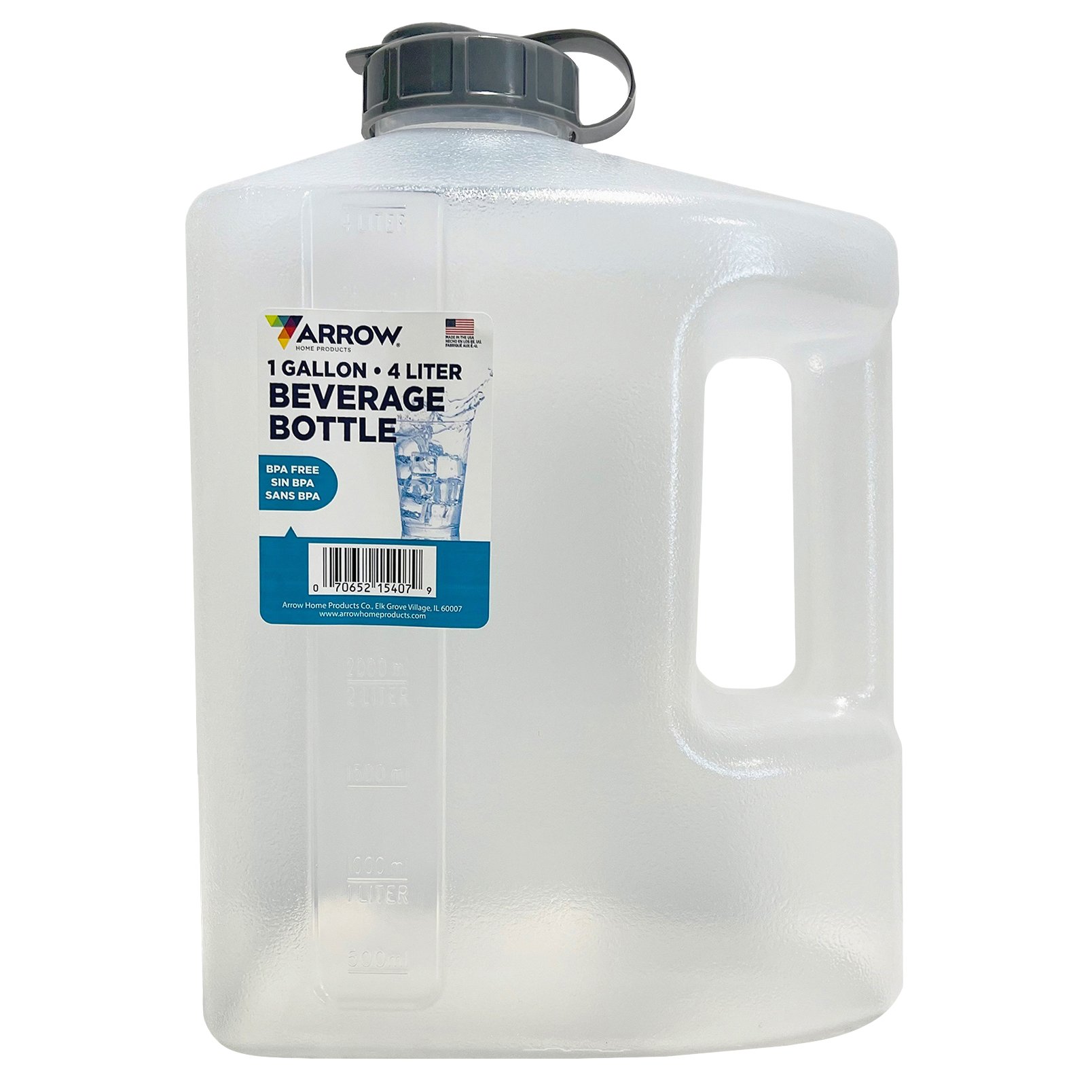 Arrow Refrigerator Bottle with Gray Cap - Shop Travel & to-go at H-E-B