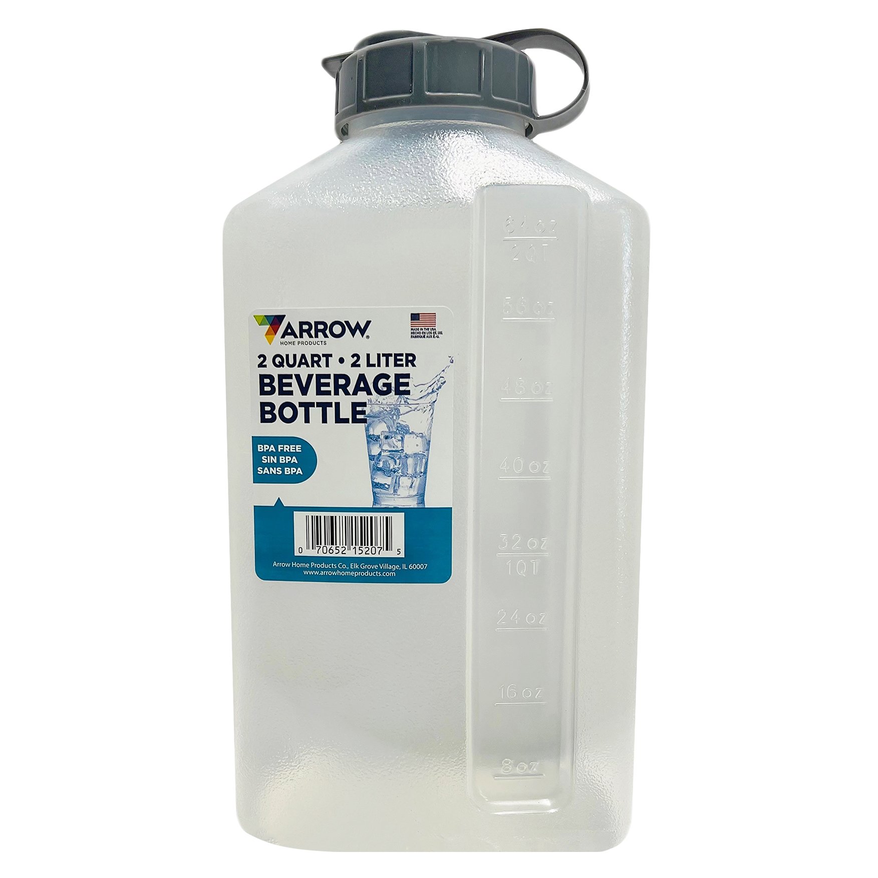 Arrow Refrigerator Bottle with Gray Cap - Shop Travel & to-go at H-E-B