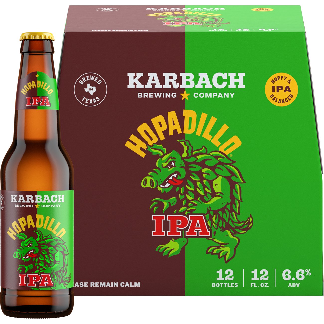 Karbach Hopadillo IPA Craft Beer 6 pk Bottles - Shop Beer at H-E-B