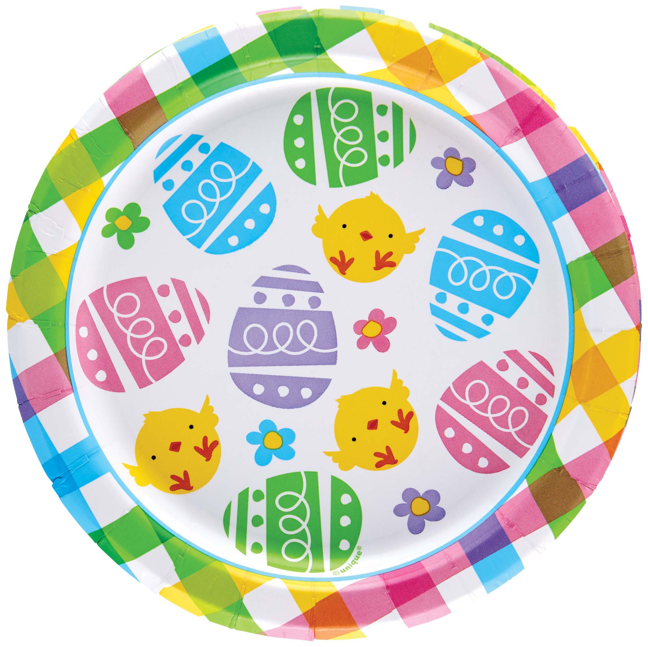 Unique Colorful Plaid 7 in Round Plate - Shop Plates & Bowls at H-E-B