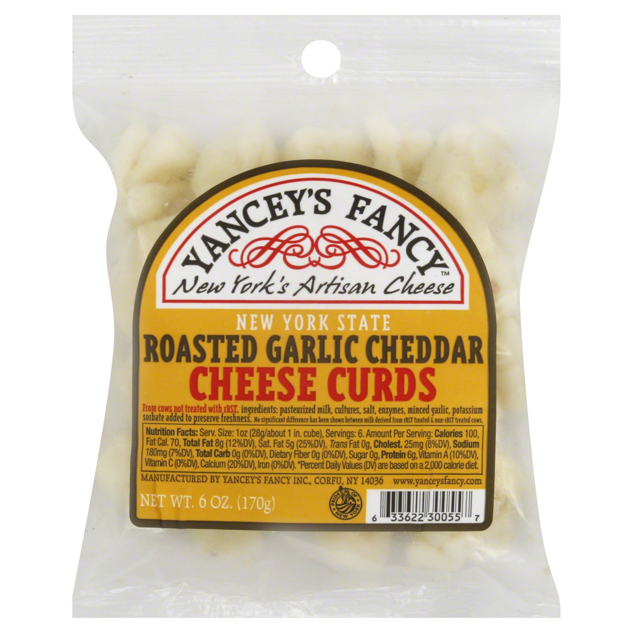 Yancey's Fancy Roasted Garlic Cheese Curds - Shop Cheese at H-E-B