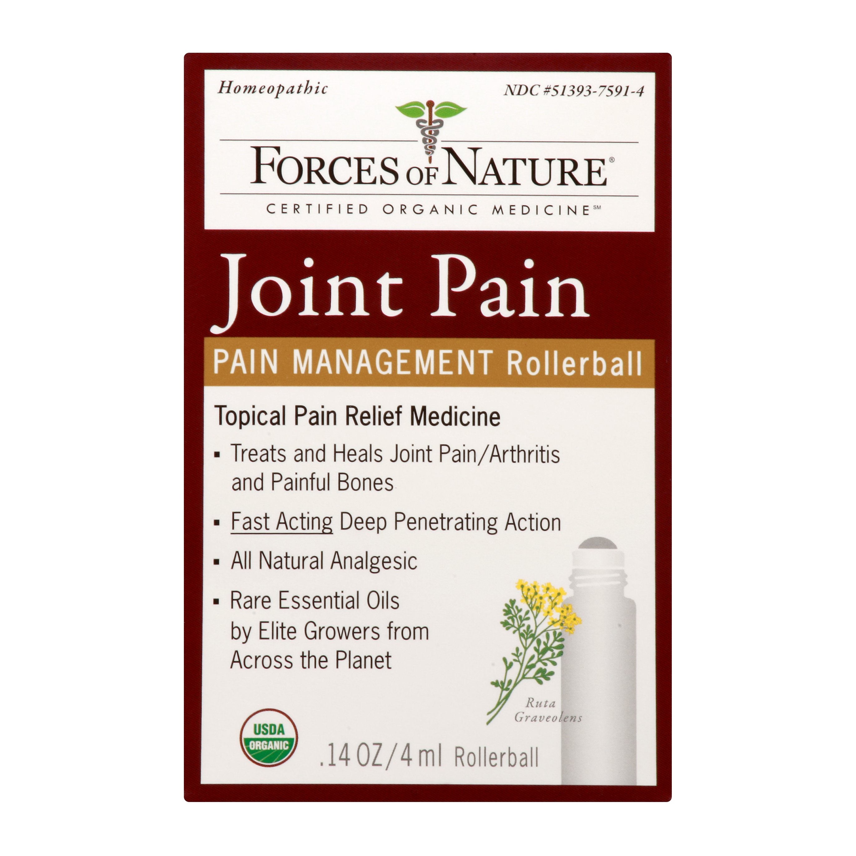 Forces of Nature Joint Pain Pain Management RollerBall - Shop Muscle ...