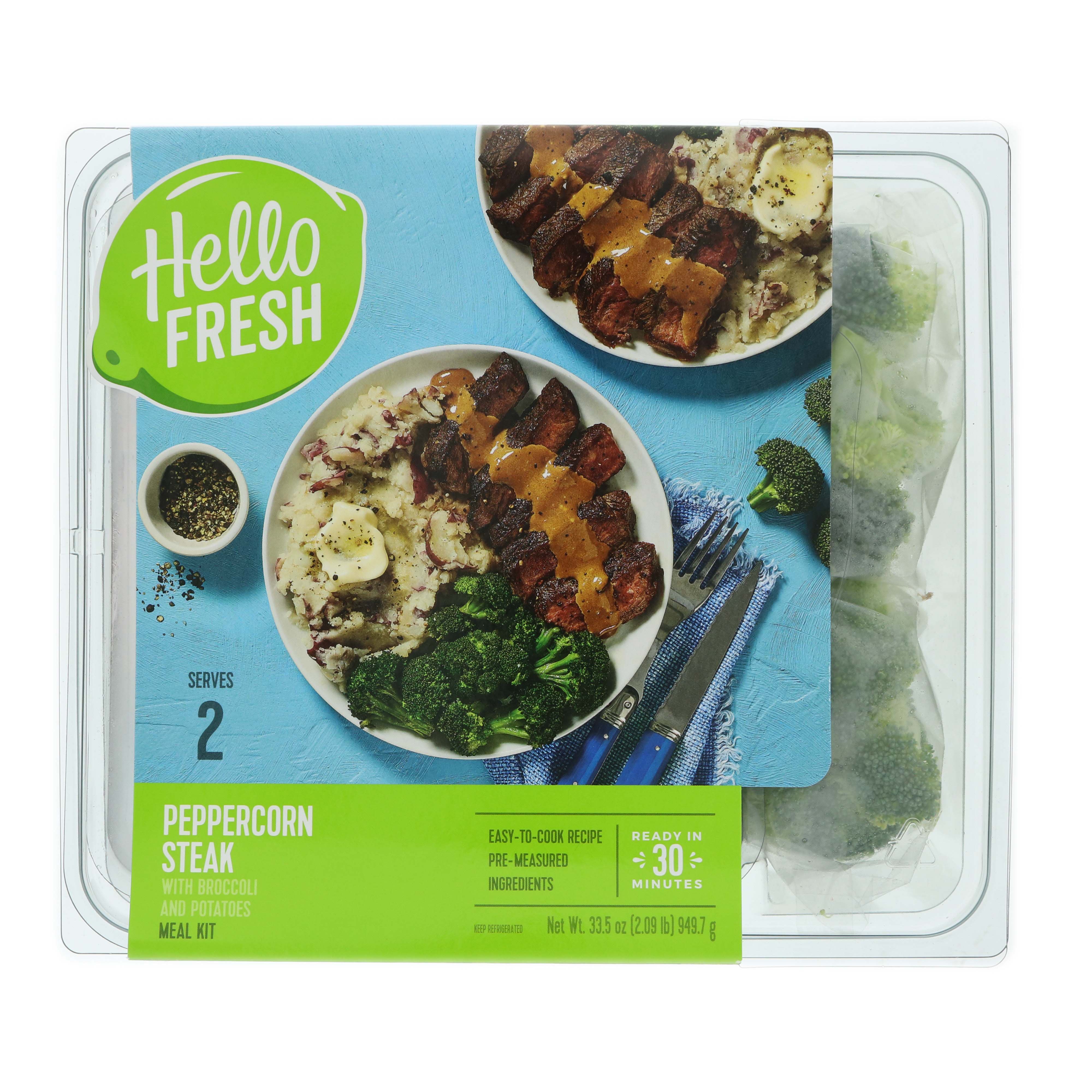 Hello Fresh Peppercorn Steak Meal Kit - Shop Entrees & sides at H-E-B