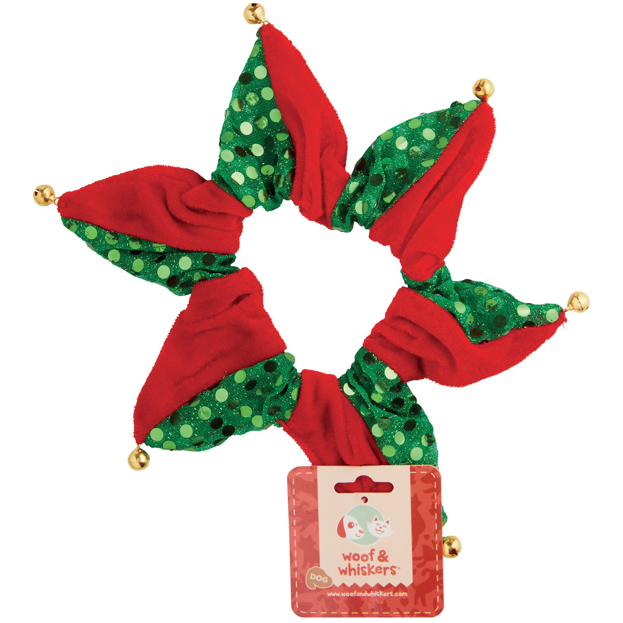 Woof and Whiskers Elastic Collar with Bells - Shop Clothes at H-E-B