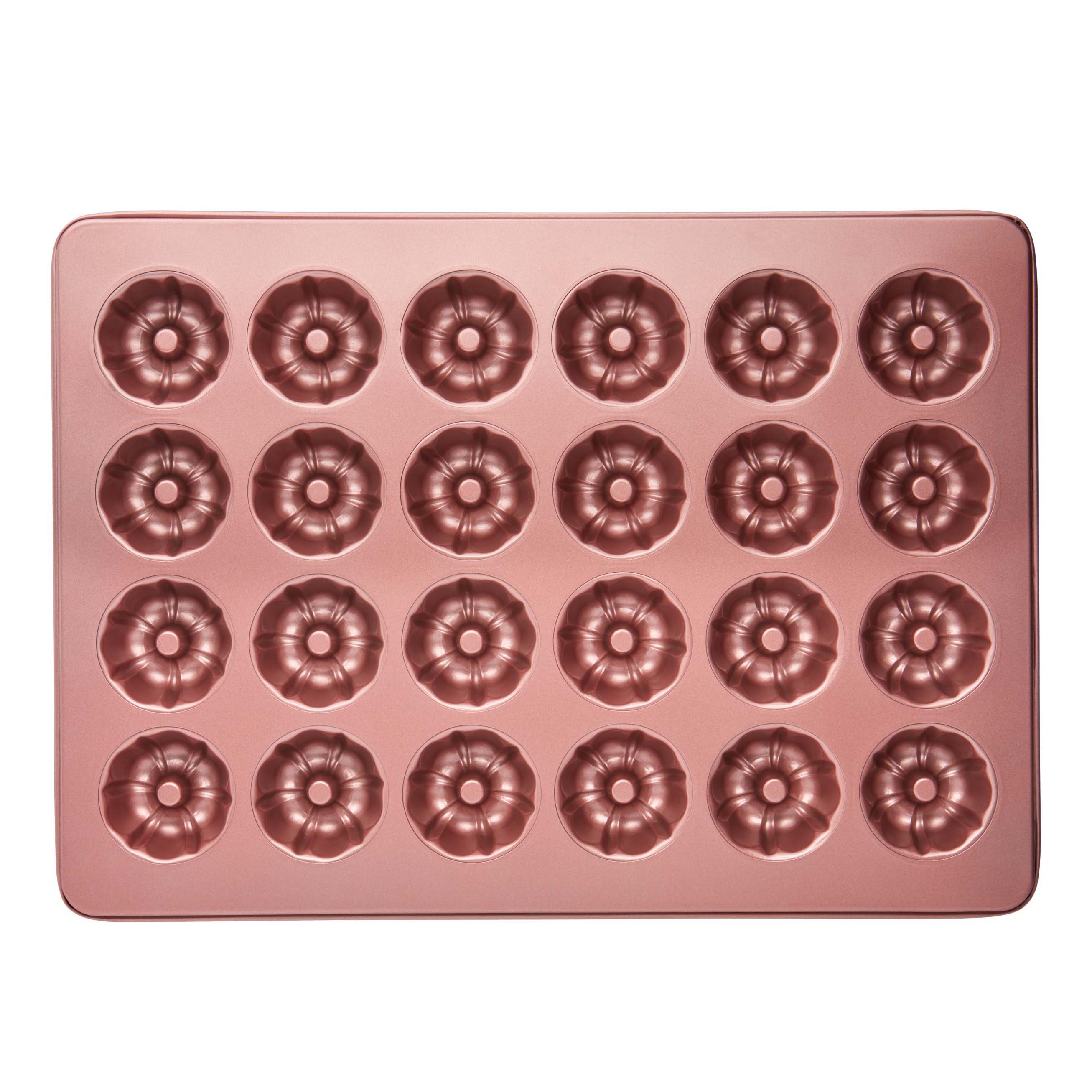 chefstyle Rose Gold Texas-Sized Mini Bundform Cake Pan - Shop Pans ...