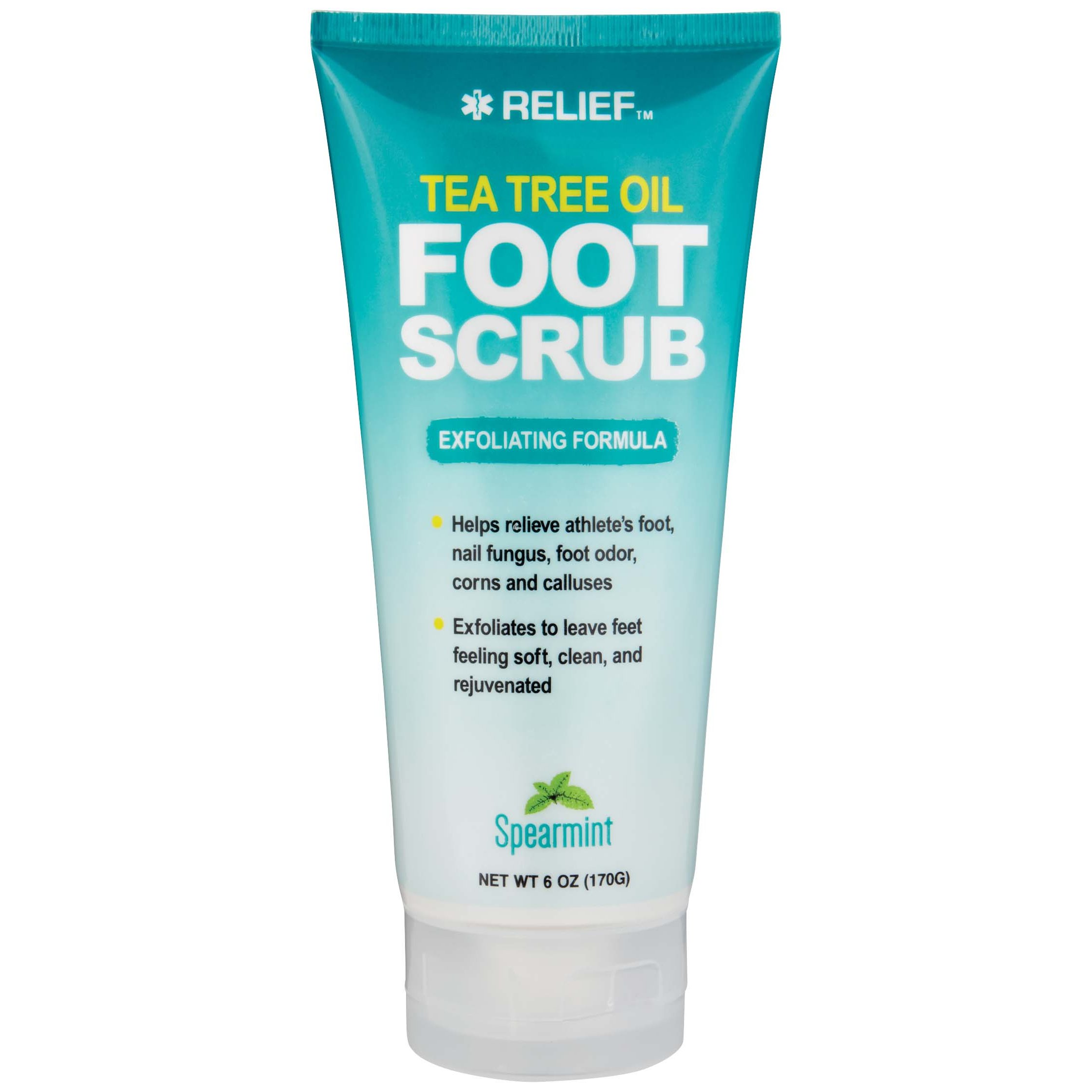 Relief Tea Tree Oil Spearmint Foot Scrub - Shop Foot Care at H-E-B
