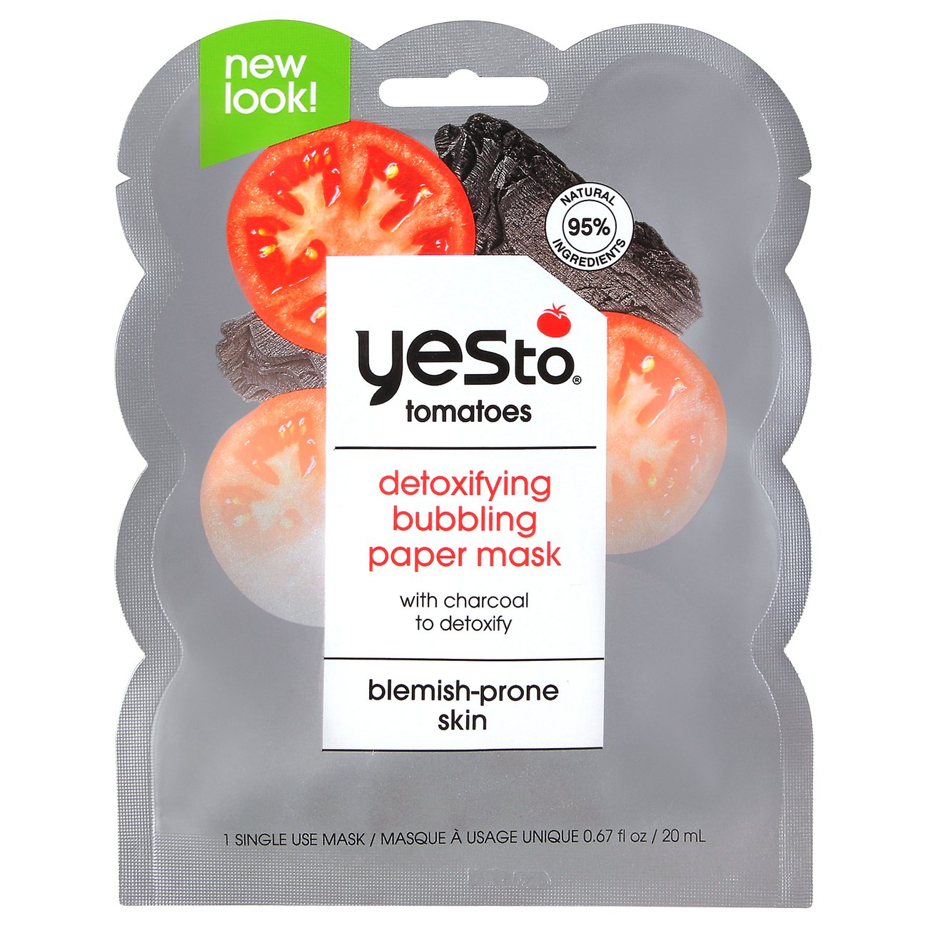 Yes to Tomatoes Charcoal Bubbling Mask - Shop Facial Masks & Treatments ...