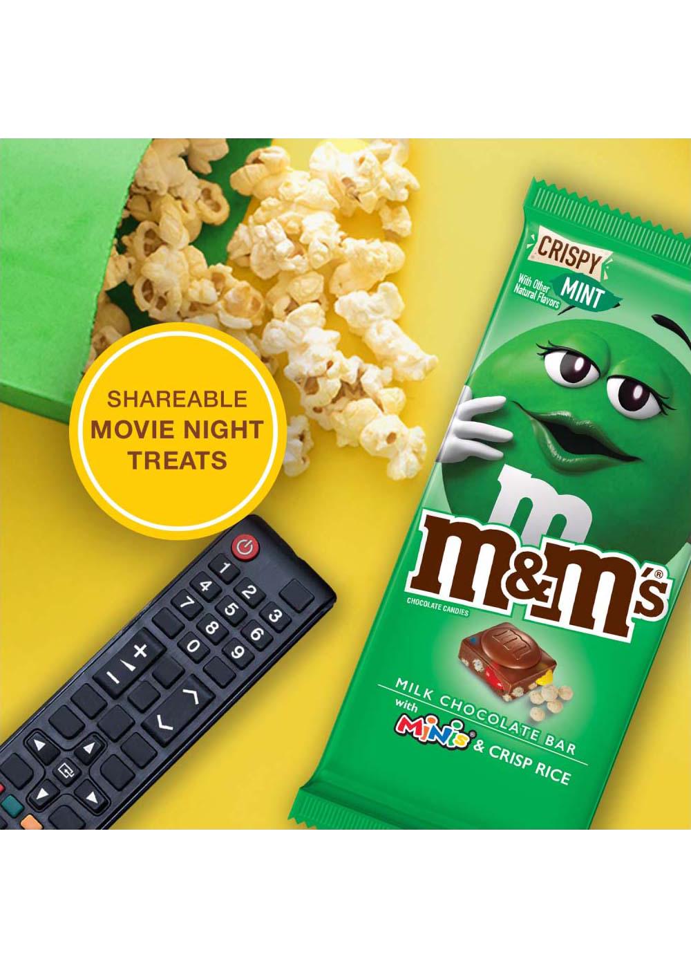 M&M's Crispy Mint & Minis Milk Chocolate Candy Bar - Shop Candy at H-E-B