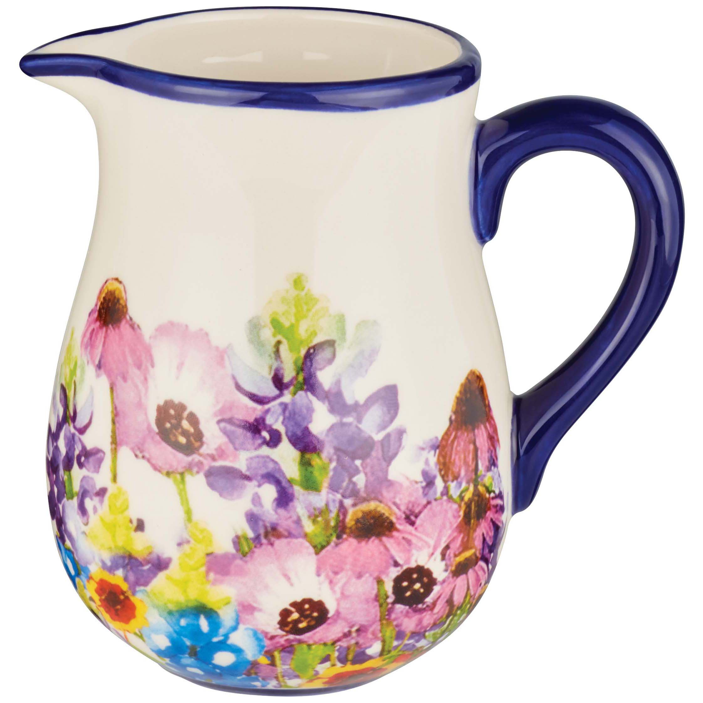 Haven & Key Bluebonnet Ceramic Creamer Jar - Shop Serving Dishes at H-E-B