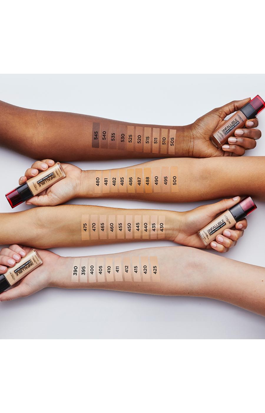 L'Oréal Paris Infallible 24 Hour Fresh Wear Foundation - 525 Deep ...