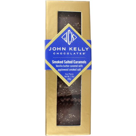John Kelly Chocolates Semi-Sweet Chocolate Smoke Salted Caramels, 4 Ct ...