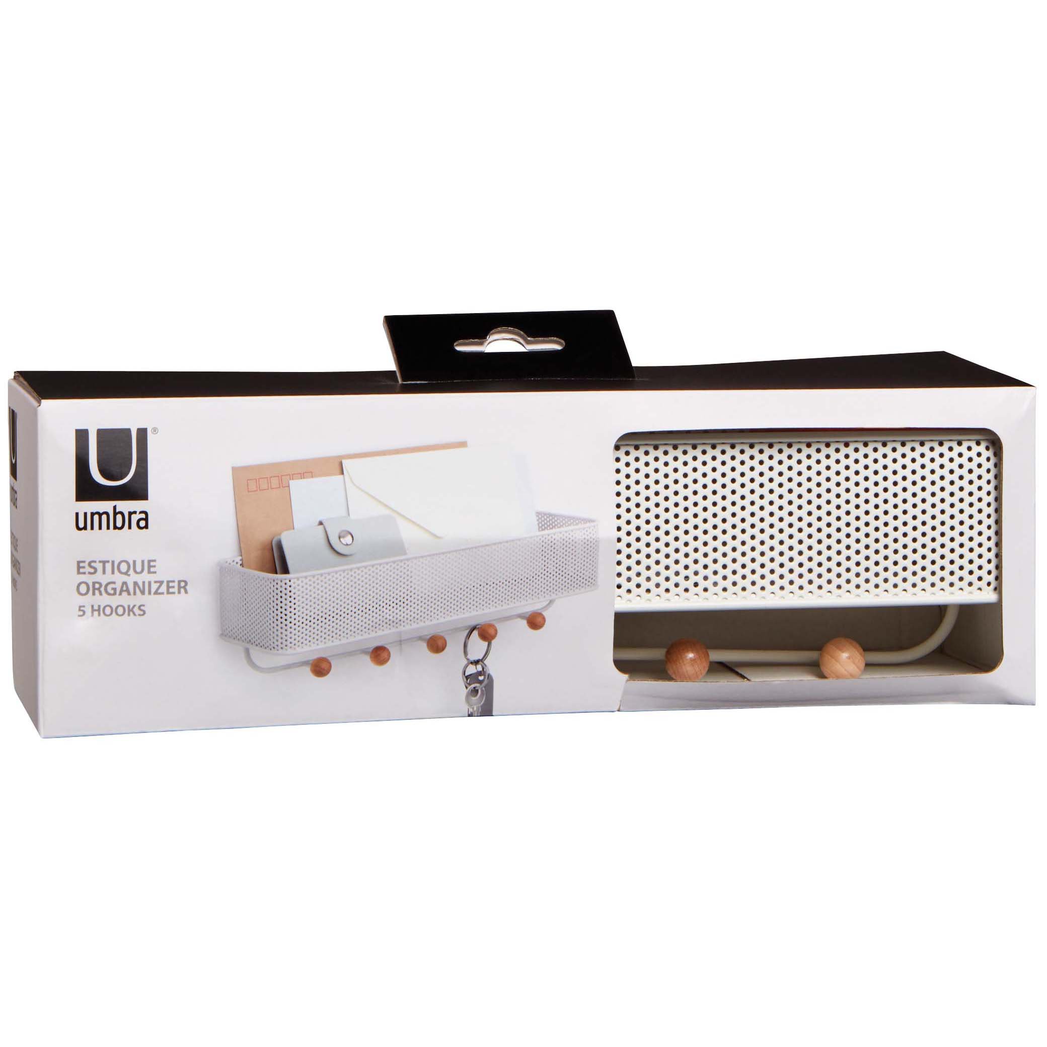 Umbra Umbra Estique Key & Hook Organizer White - Shop Storage bins at H-E-B