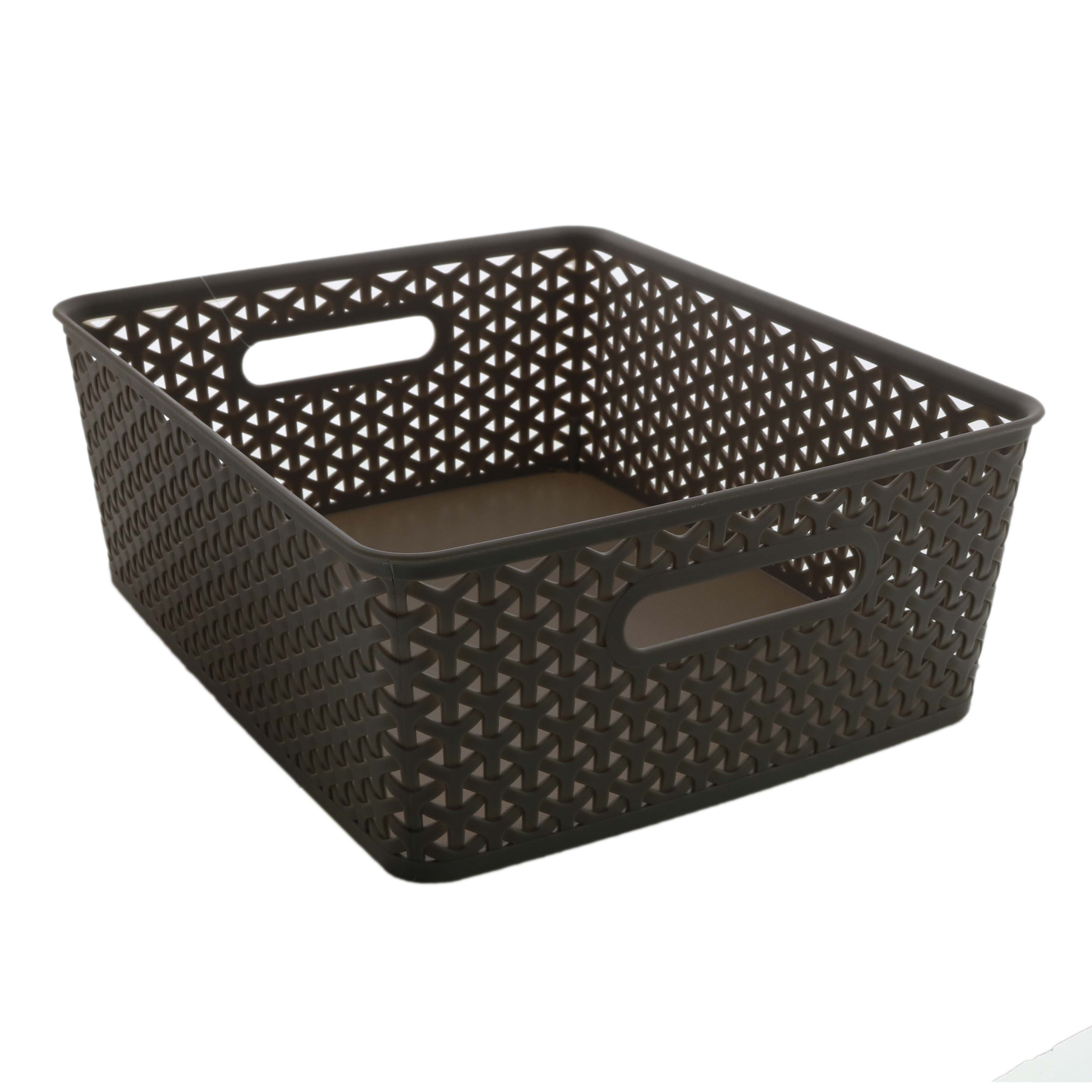 Haven & Key Resin Basket Gray - Shop Storage Bins at H-E-B
