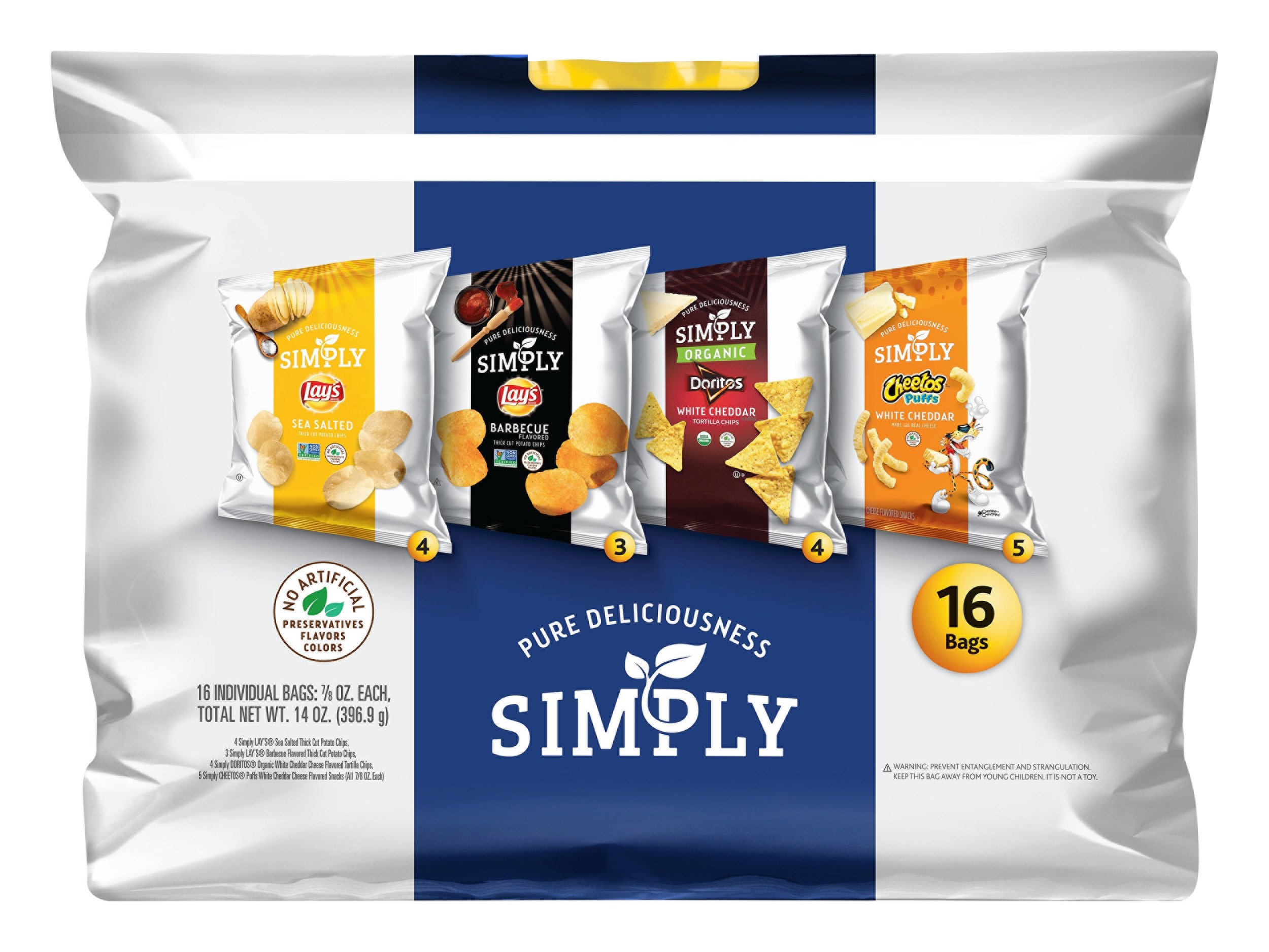 Frito Lay Simply Purely Delicious Variety Pack Chips - Shop Chips at H-E-B