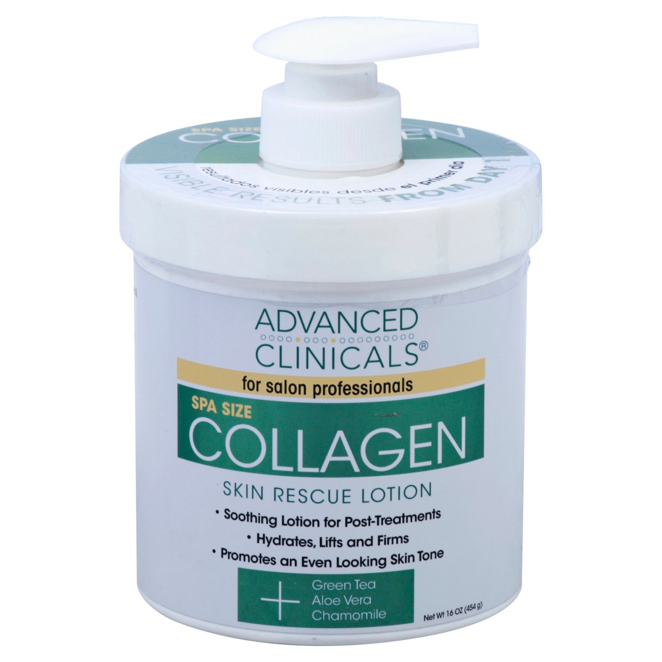Advanced Clinicals Collagen Skin Rescue Lotion - Shop Bath & Skin Care ...