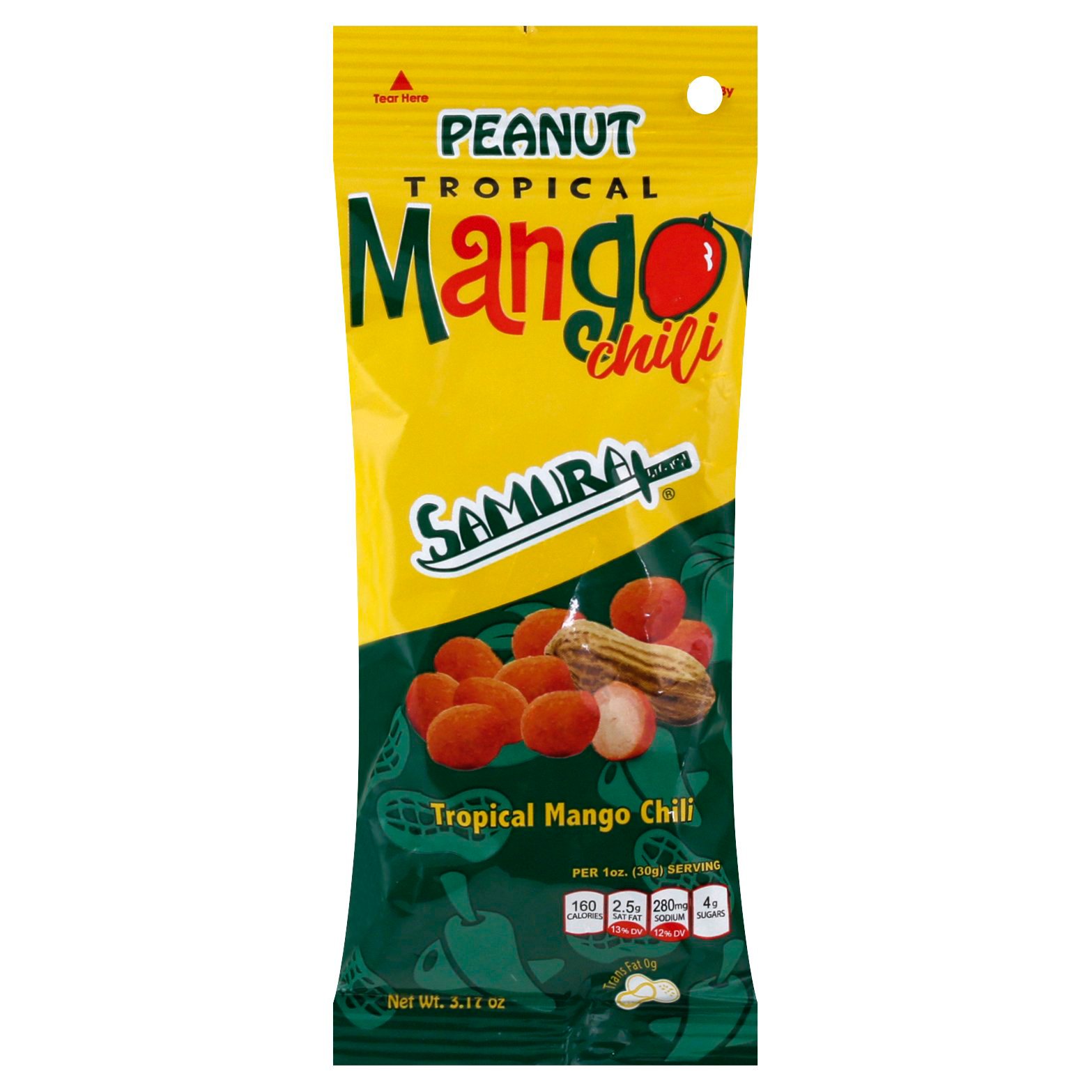 Samurai Tropical Mango Chili Japanese Style Peanuts - Shop Nuts & Seeds ...