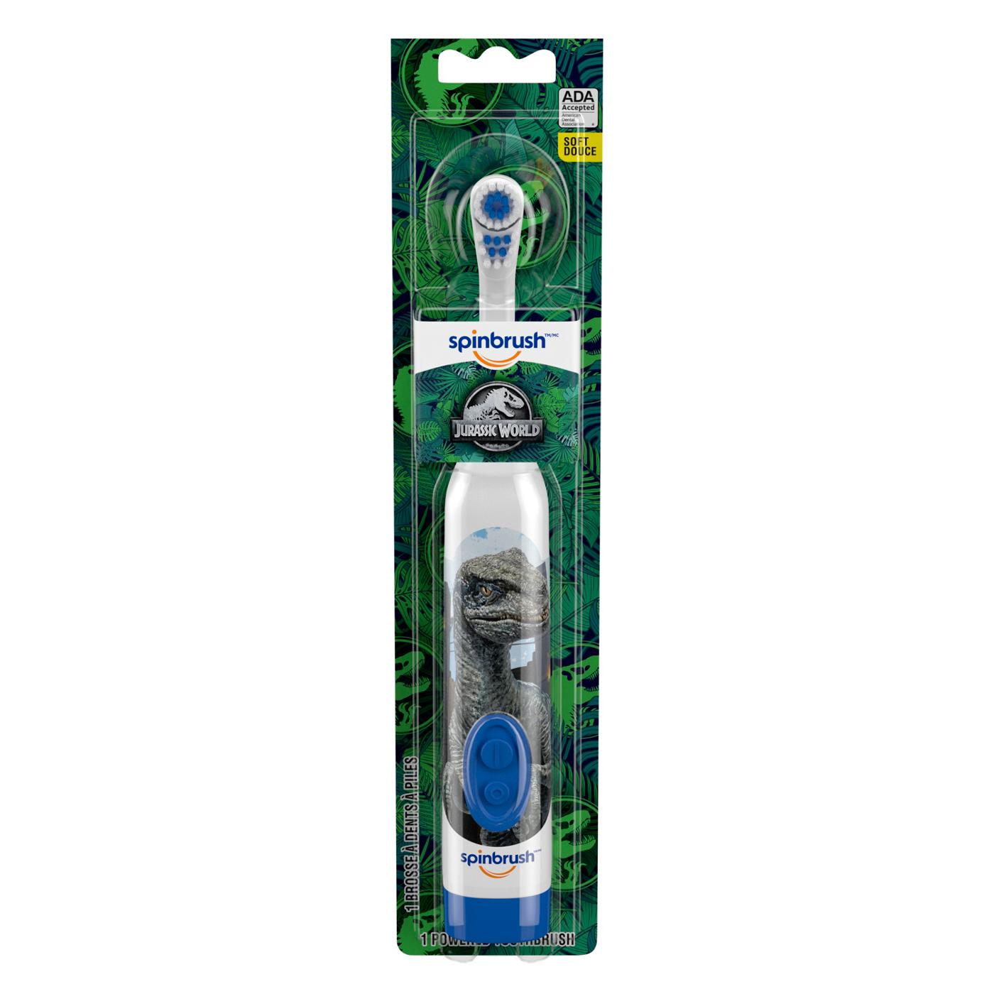 Spinbrush Kids Jurassic World Powerbrush - Soft - Shop Toothbrushes at ...