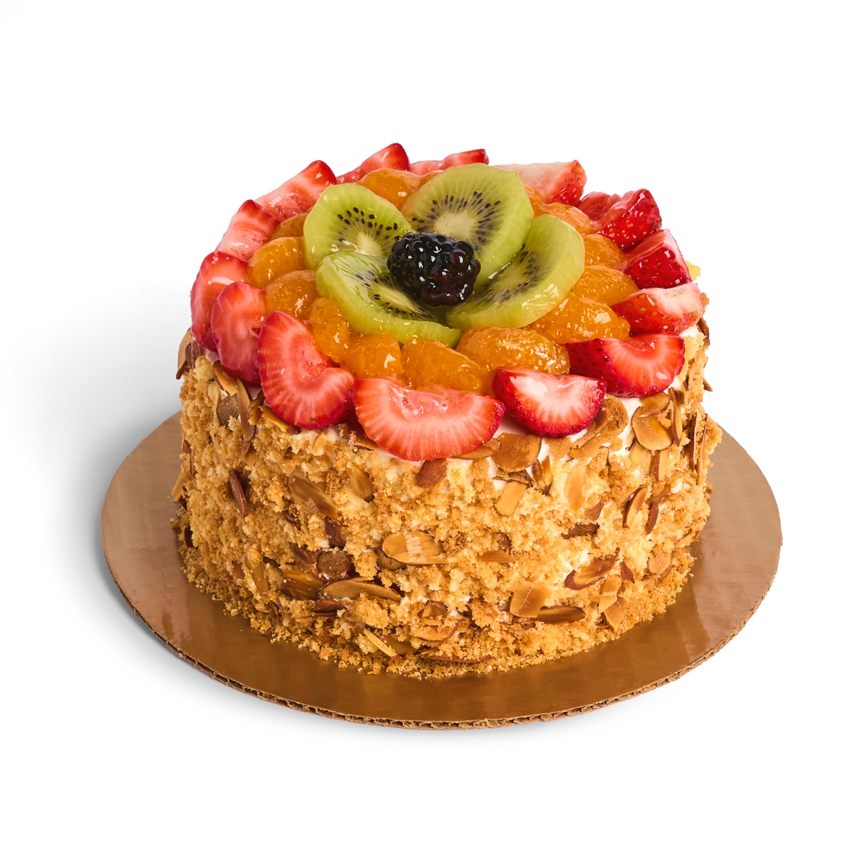 H-E-B Bakery Heavenly Delight French Sponge Cake - Strawberry ...