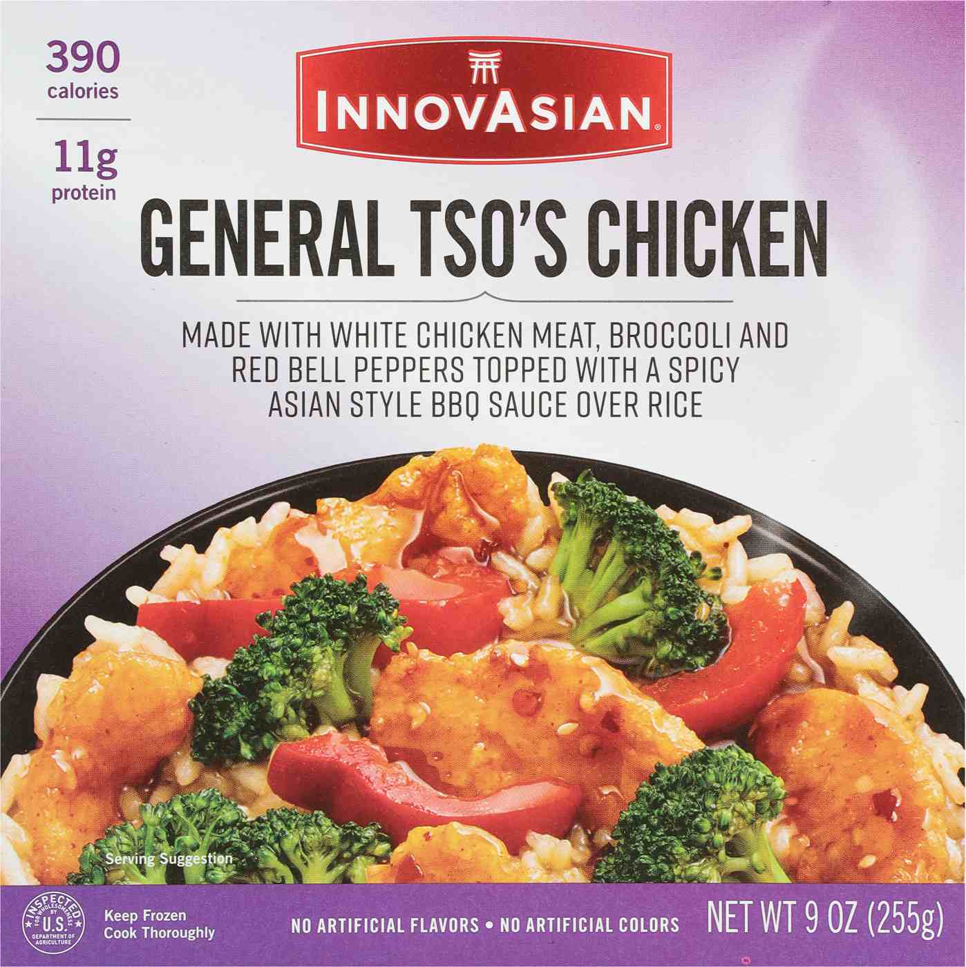 InnovAsian General Tso's Chicken Frozen Meal - Shop Entrees & sides at ...