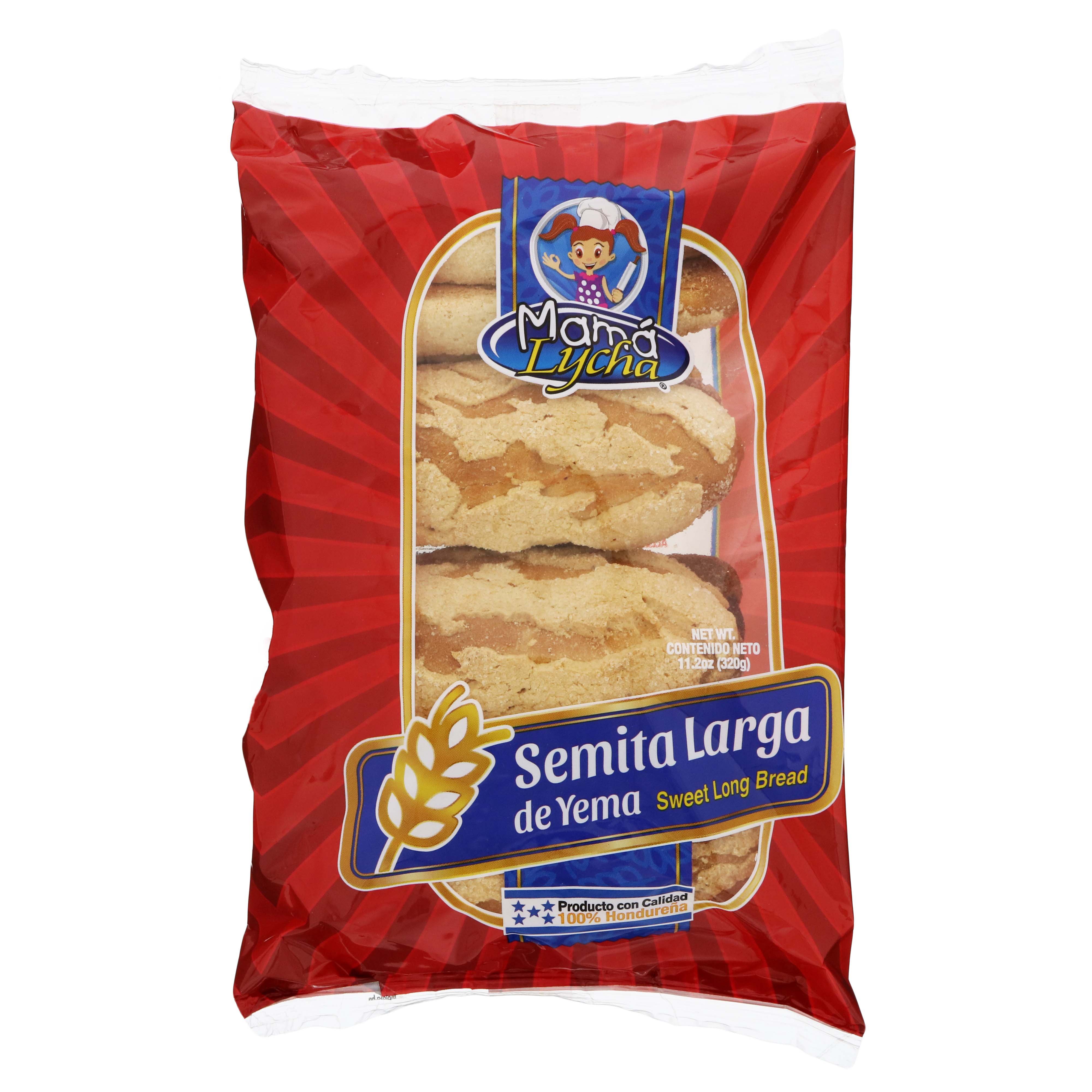 Mama Lycha Semita Larga De Yema Sweet Long Bread - Shop Bread at H-E-B