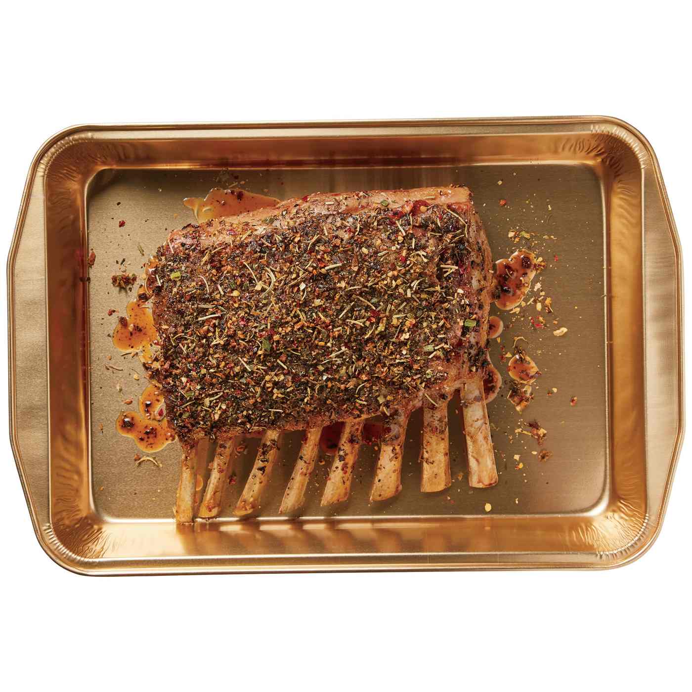 Meal Simple by H-E-B Seasoned Frenched Natural Lamb Rib Roast - Shop ...